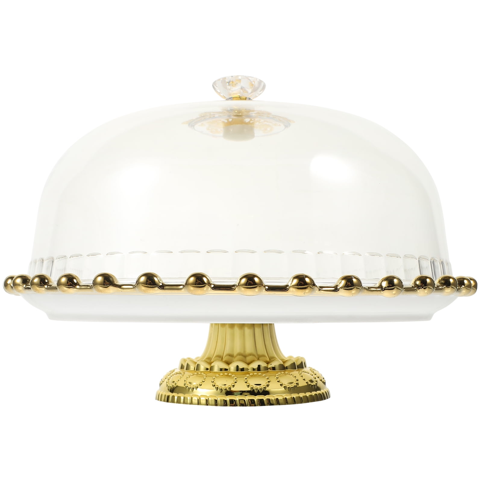 Covered Cake Tray Paper Cups Cake Plate with Lid Cake Dish with Cover ...