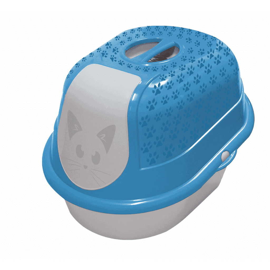 Covered Cat Litter Box with Door and Carbon Filter – Spacious, Odor ...