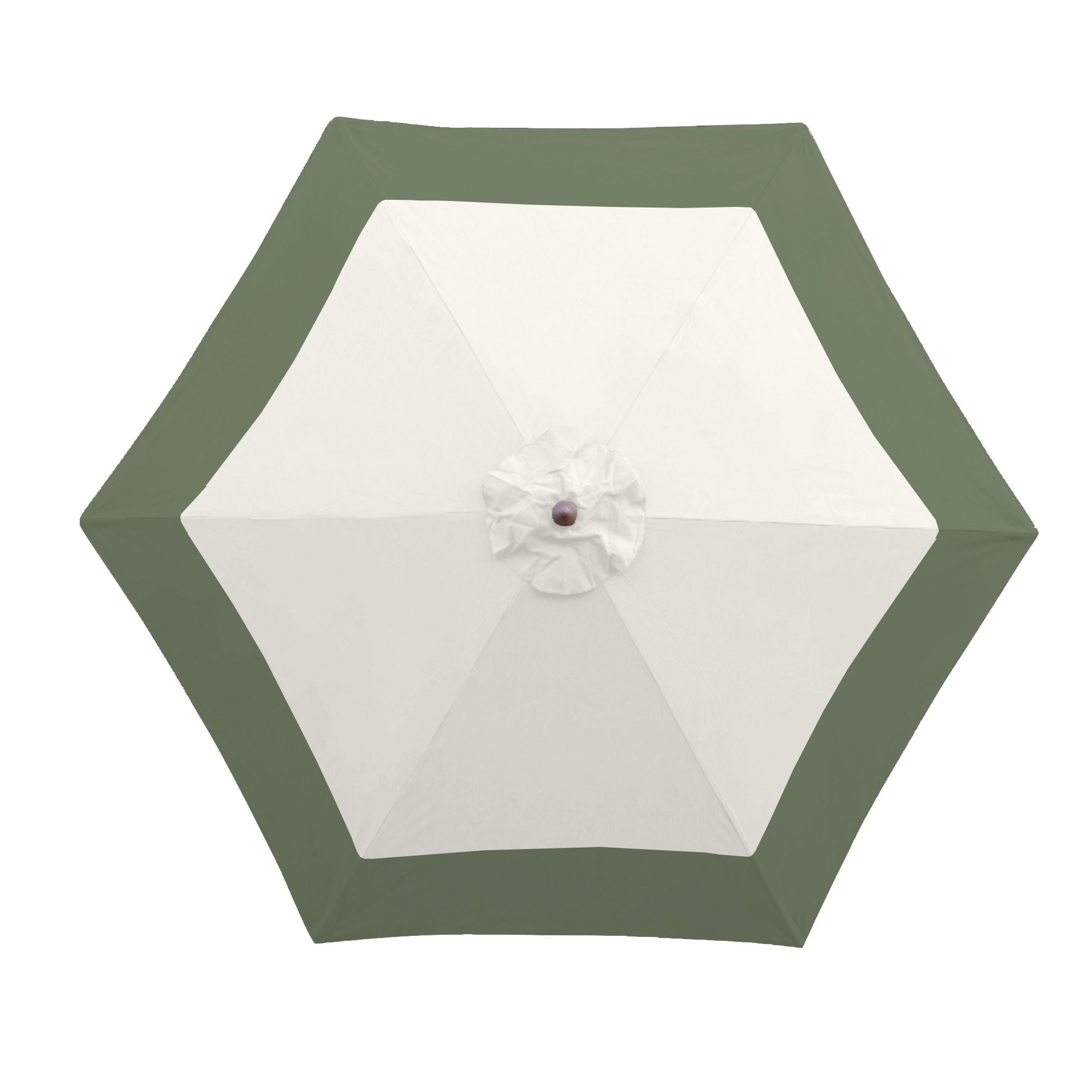 Covered Living 9ft Market Patio Umbrella 6 Rib Replacement Canopy Duet ...