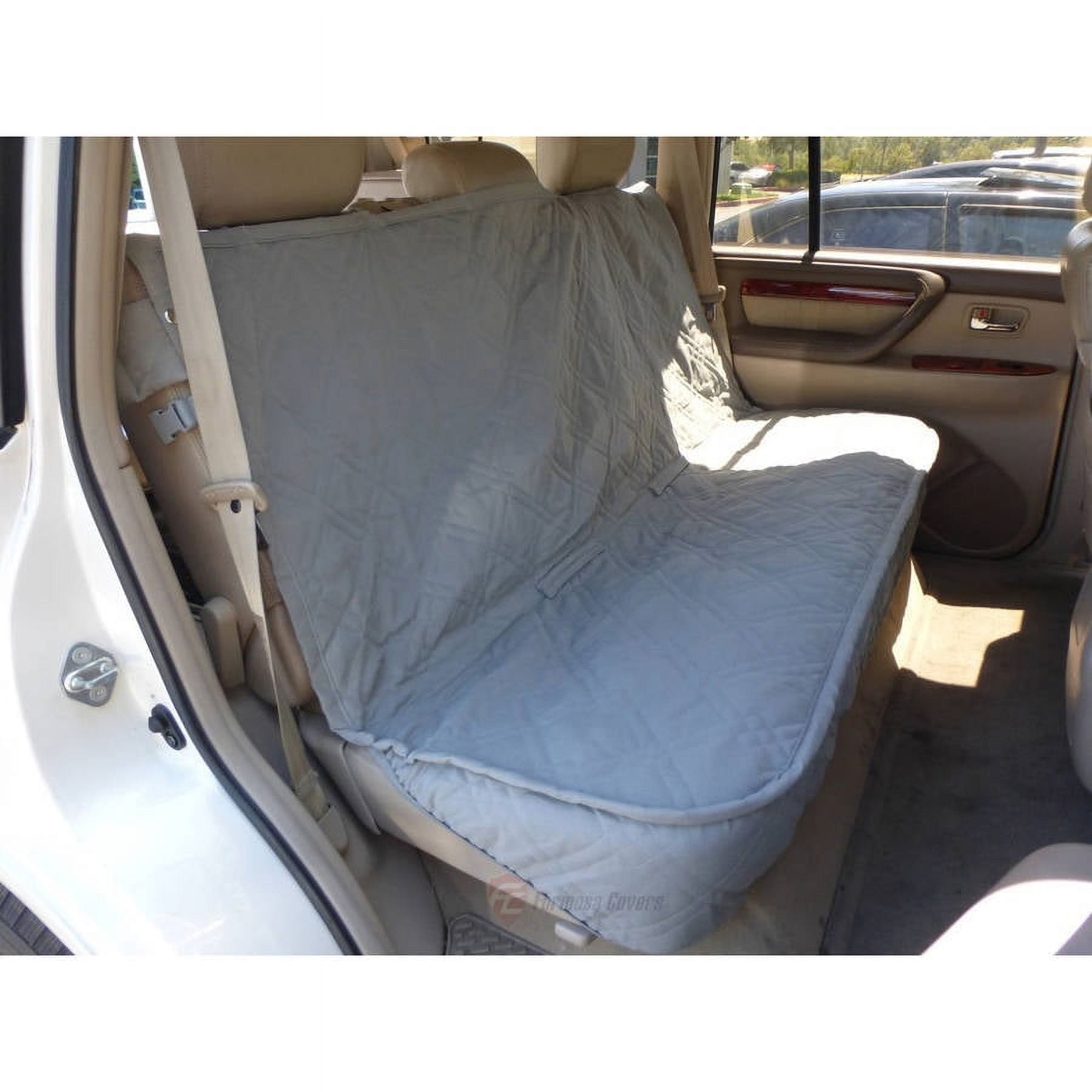 Covered Living Deluxe Quilted and Padded Back Seat Bench cover with Non ...