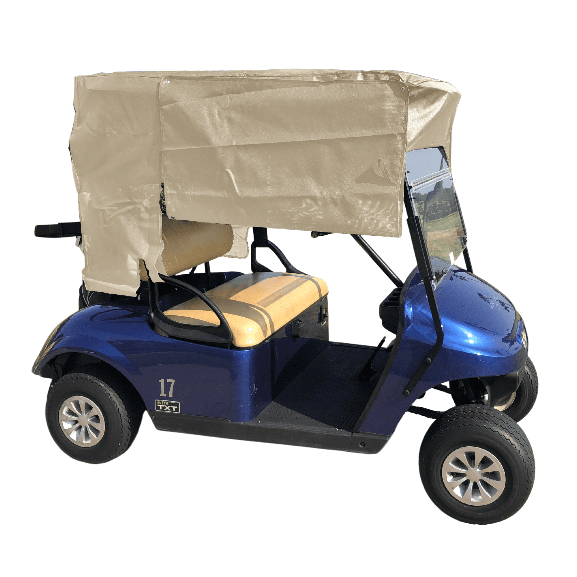 Covered Living Golf Cart Sun Shade for 2 seater or 4 seater roof up to ...