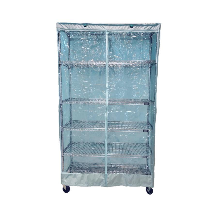 Covered Living Storage Shelving Unit Cover, fits racks 60"W x 24"D x 72 ...