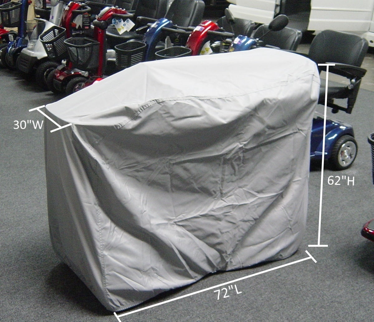 Covered Living Ultra Large Mobility Scooter Storage Cover 72"L x 30"D x ...