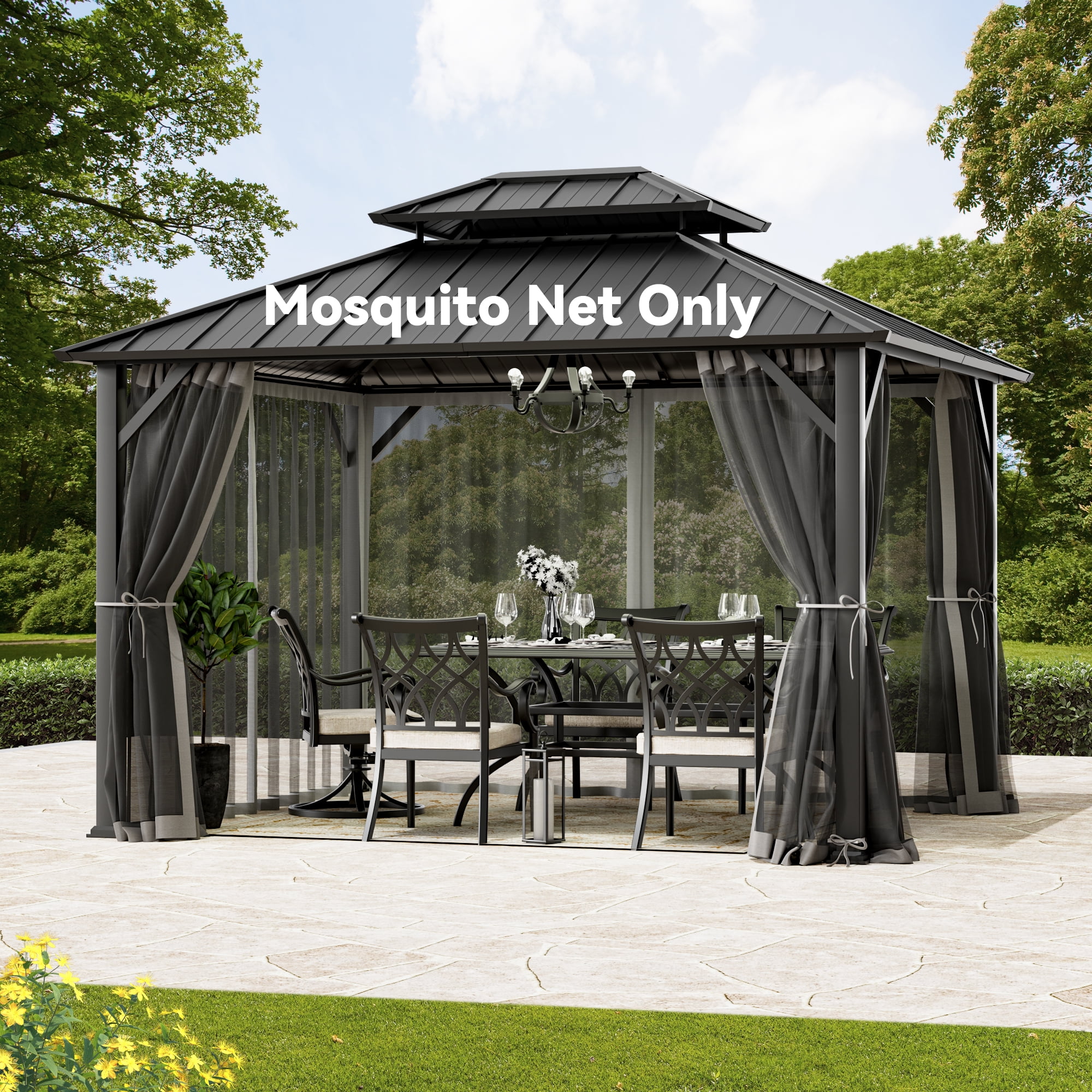 Stunning Mosquito Netting For A Gazebo Photos