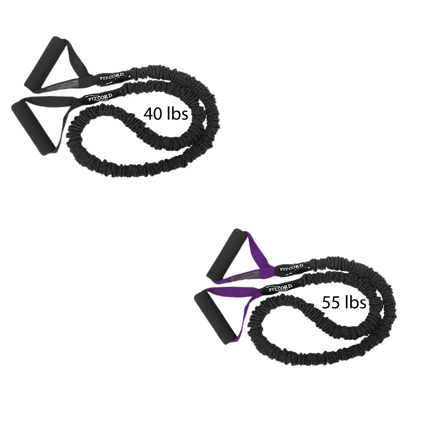 Covered Resistance Exercise Bands with Handles- Very Heavy and Ultra ...