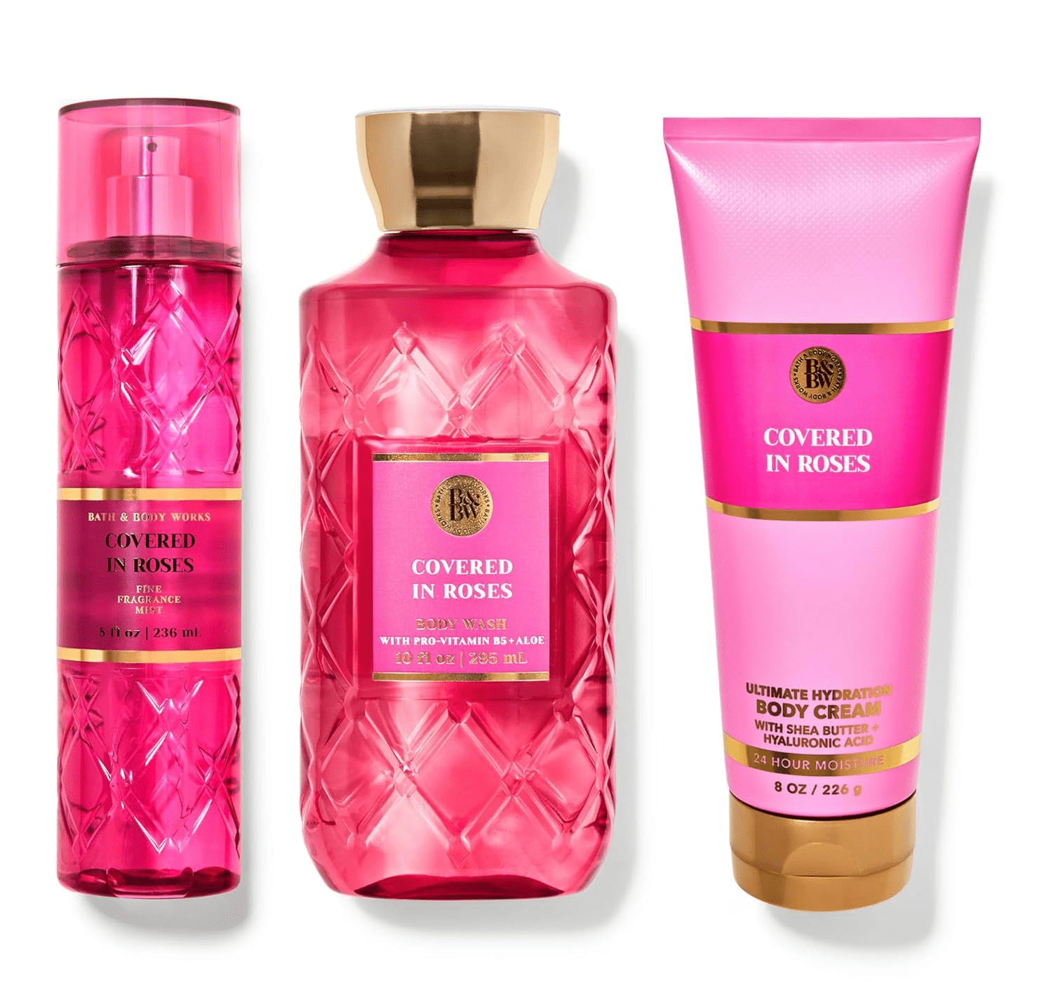 Covered in Roses - Bath + Body Works Body Care Gift Set - Fine ...