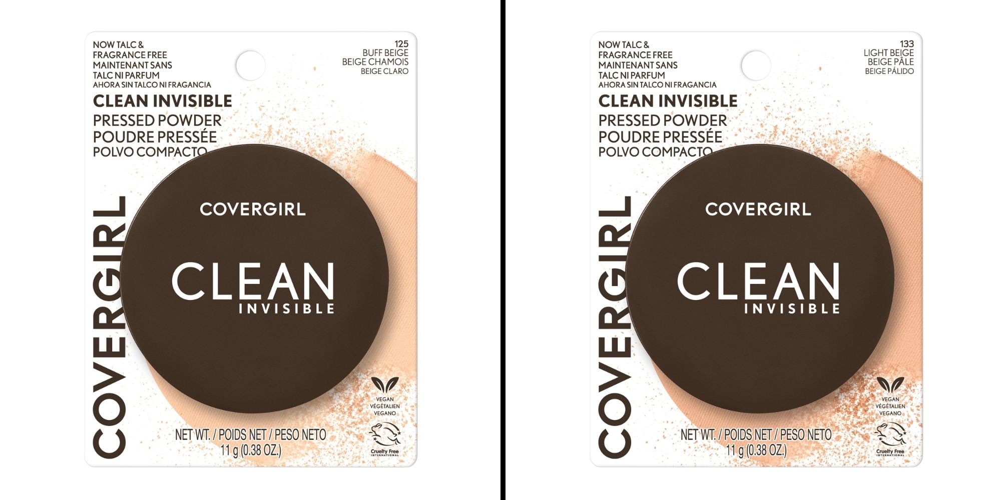 Covergirl Clean Invisible Pressed Powder - Buff Beige & Covergirl Clean ...