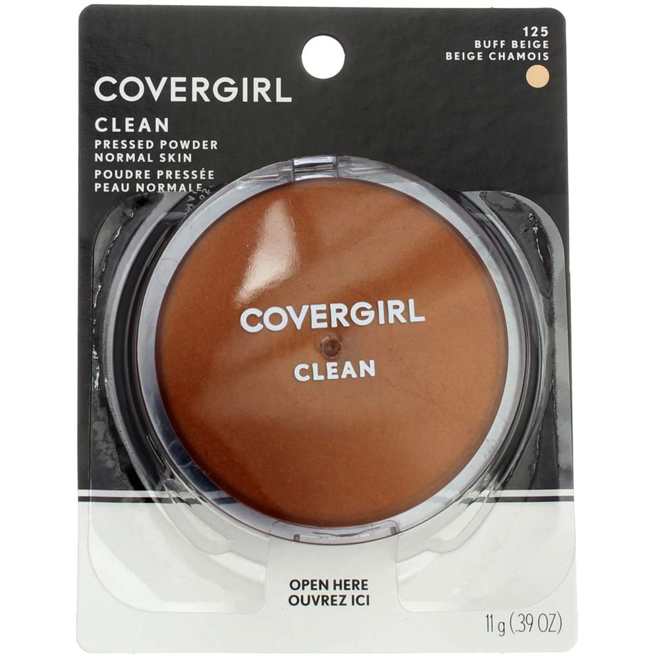 Covergirl Clean Pressed Powder Compact, Buff Beige 125 .39 Oz (11 G ...