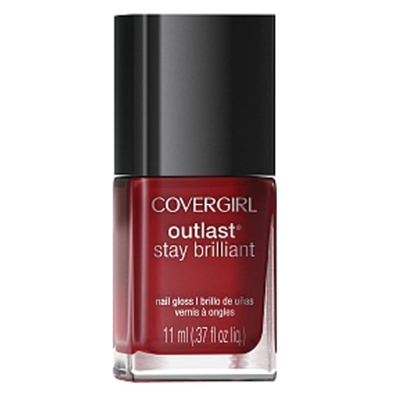 Covergirl Outlast Stay Brilliant Nail Gloss, Lasting Love 180, 0.37 ...