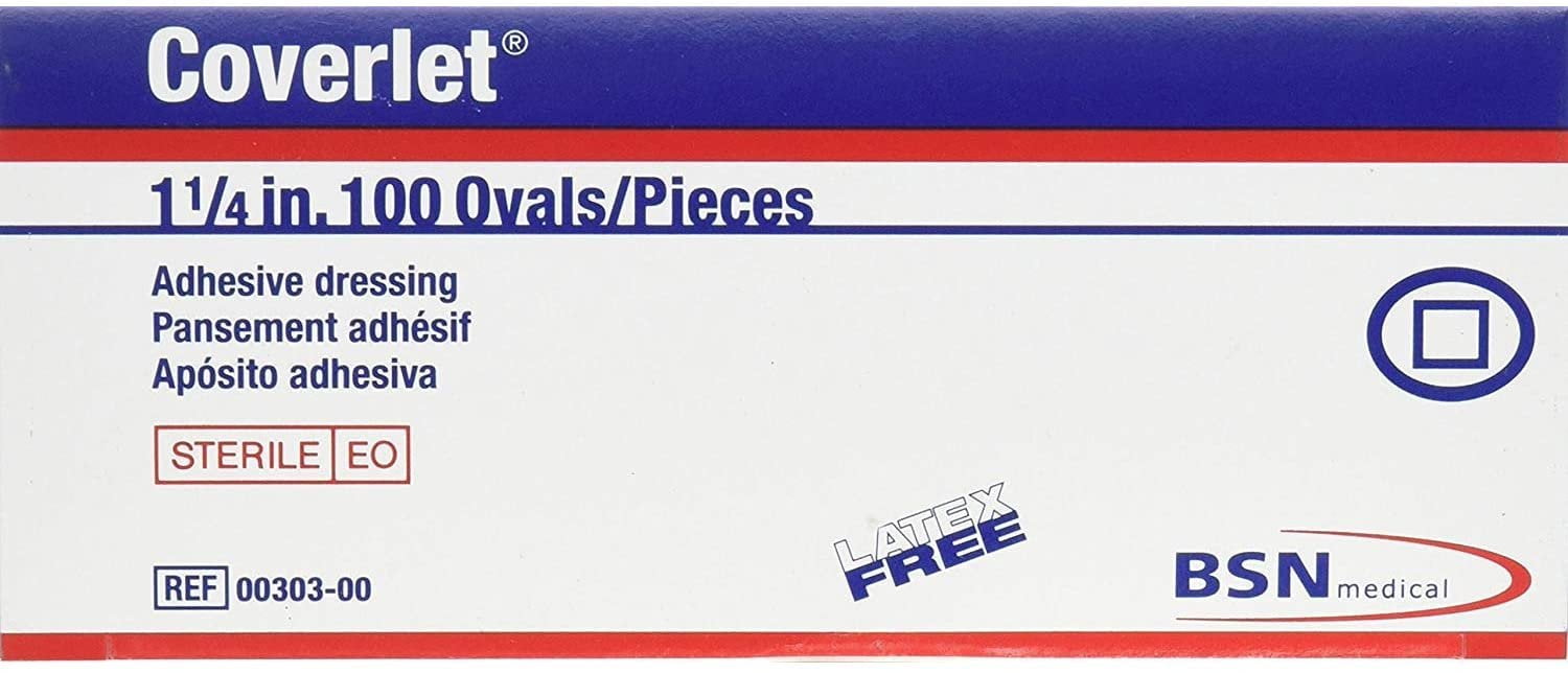 Coverlet Spot Oval Adhesive Bandage, 100 Count - Walmart.com
