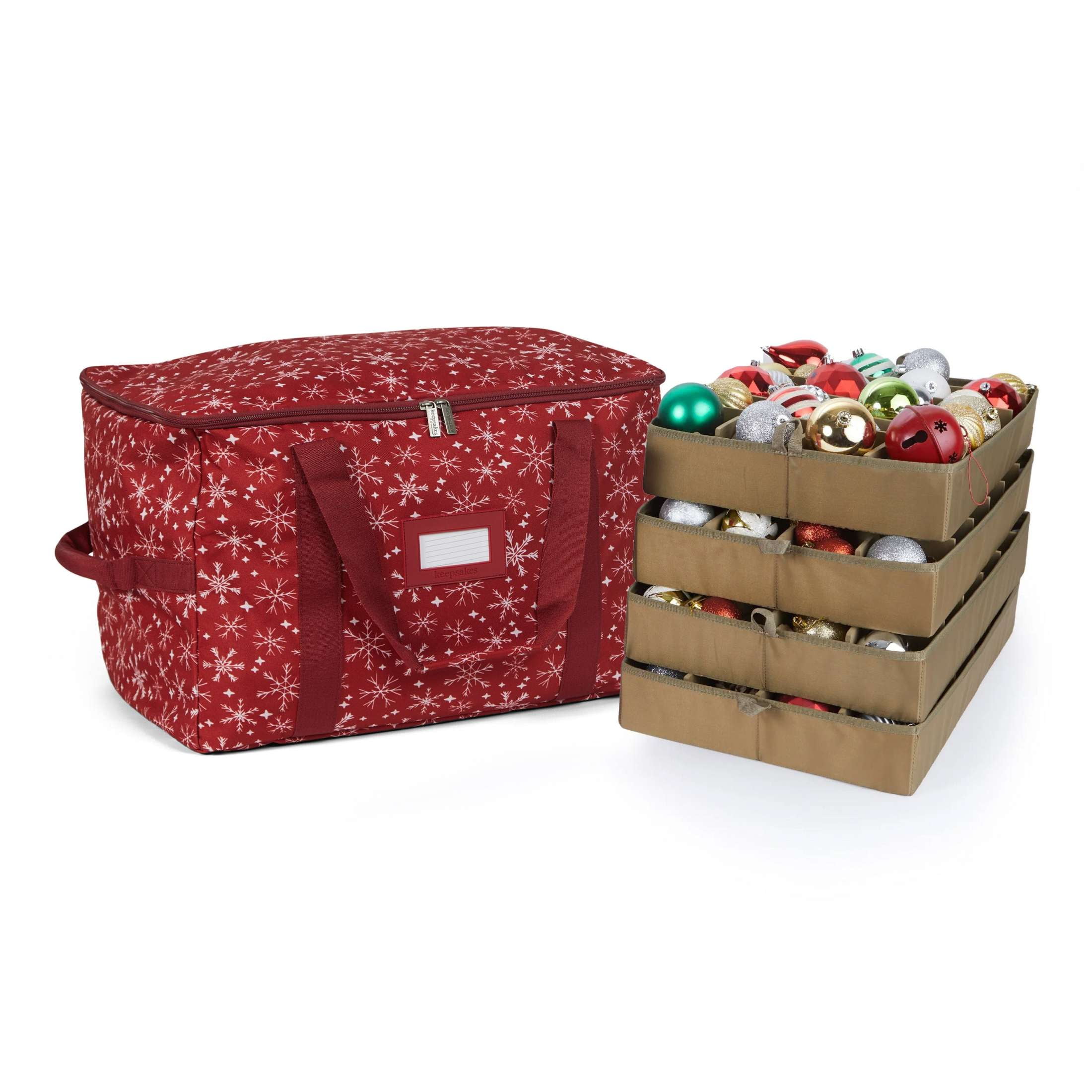 Covermates Keepsakes Adjustable Ornament Storage Bag – Heavy-Duty ...