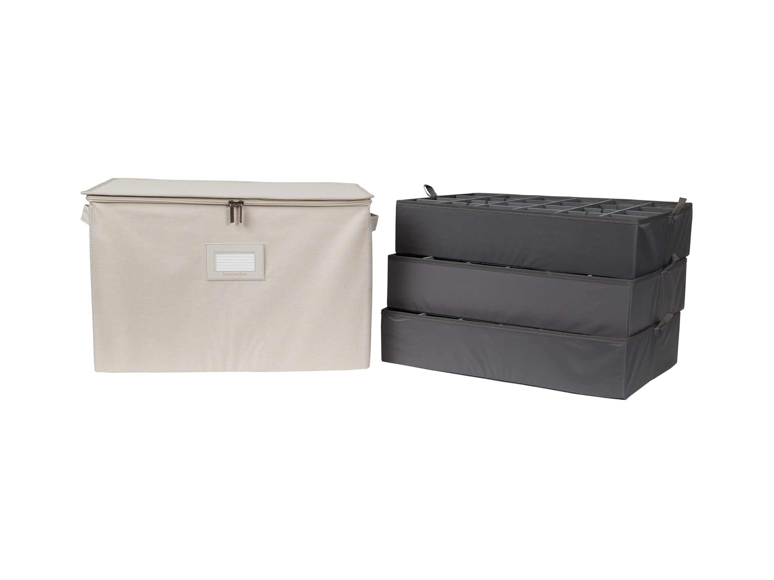 Covermates Keepsakes - Adjustable Zip-Top Storage Box - Configurable ...