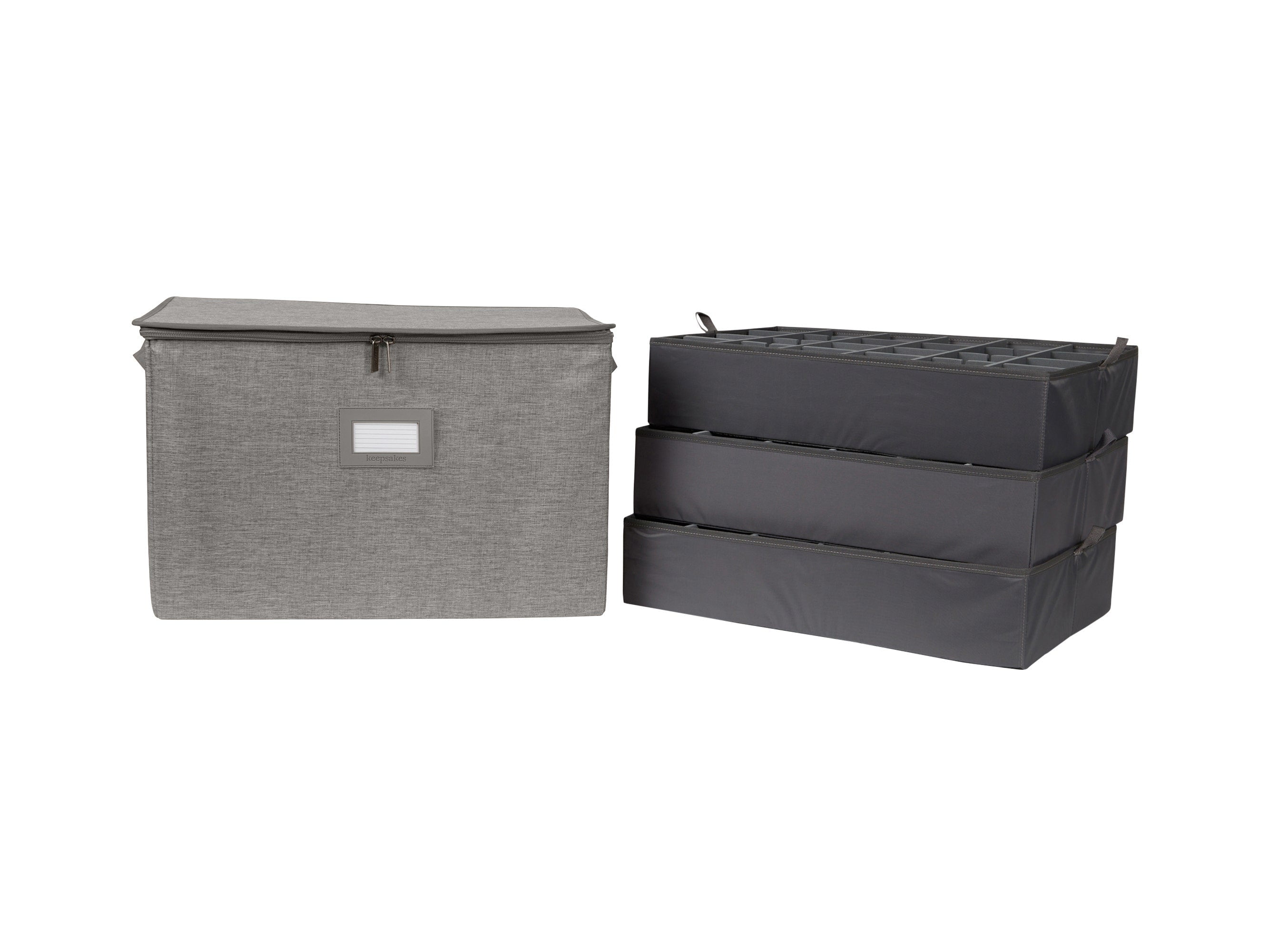 Covermates Keepsakes China Cups and Coffee Mugs Storage Box - Stackable ...