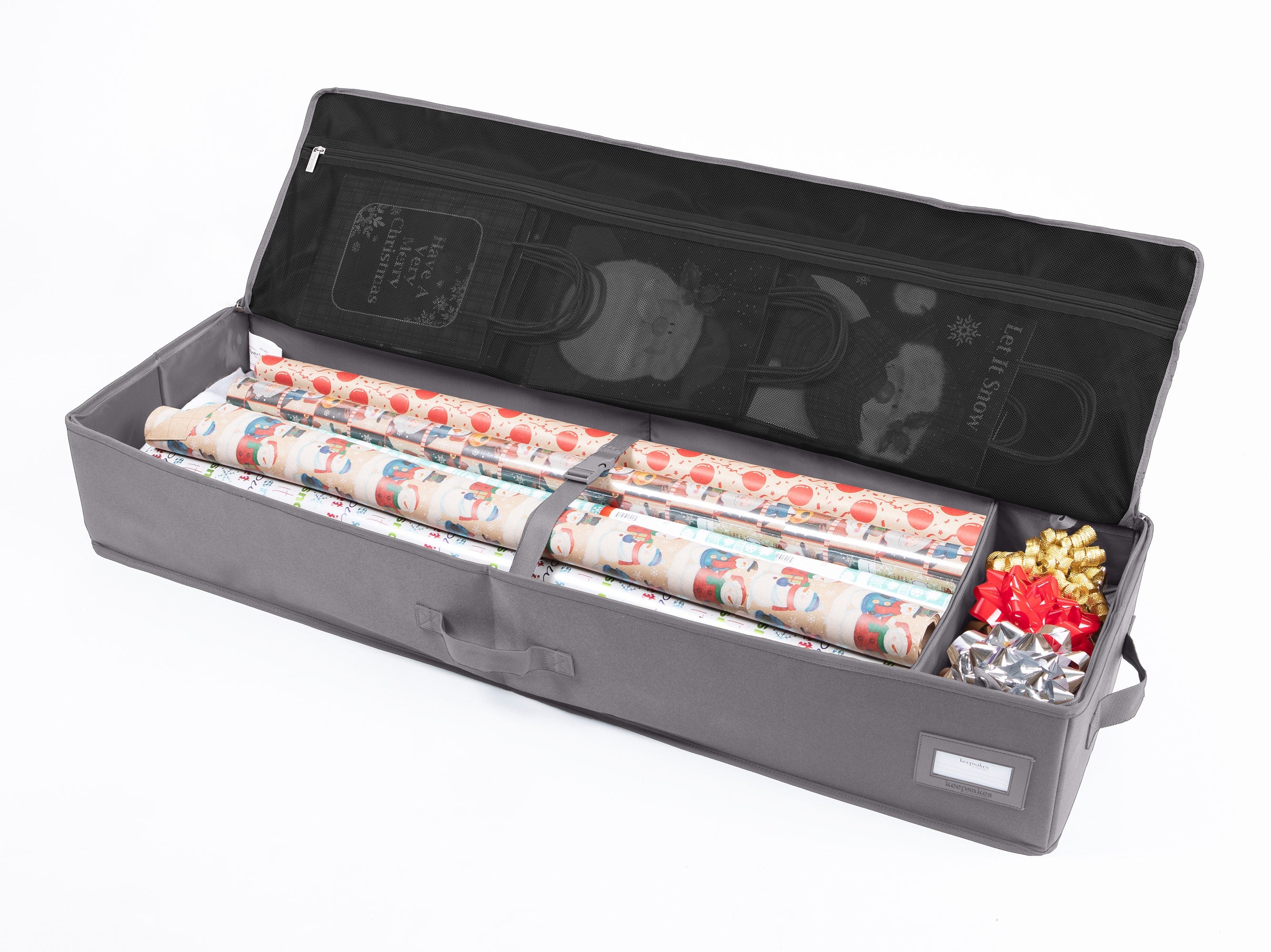 Covermates Keepsakes - Deluxe Gift Wrap Storage Bag - Heavy Duty ...