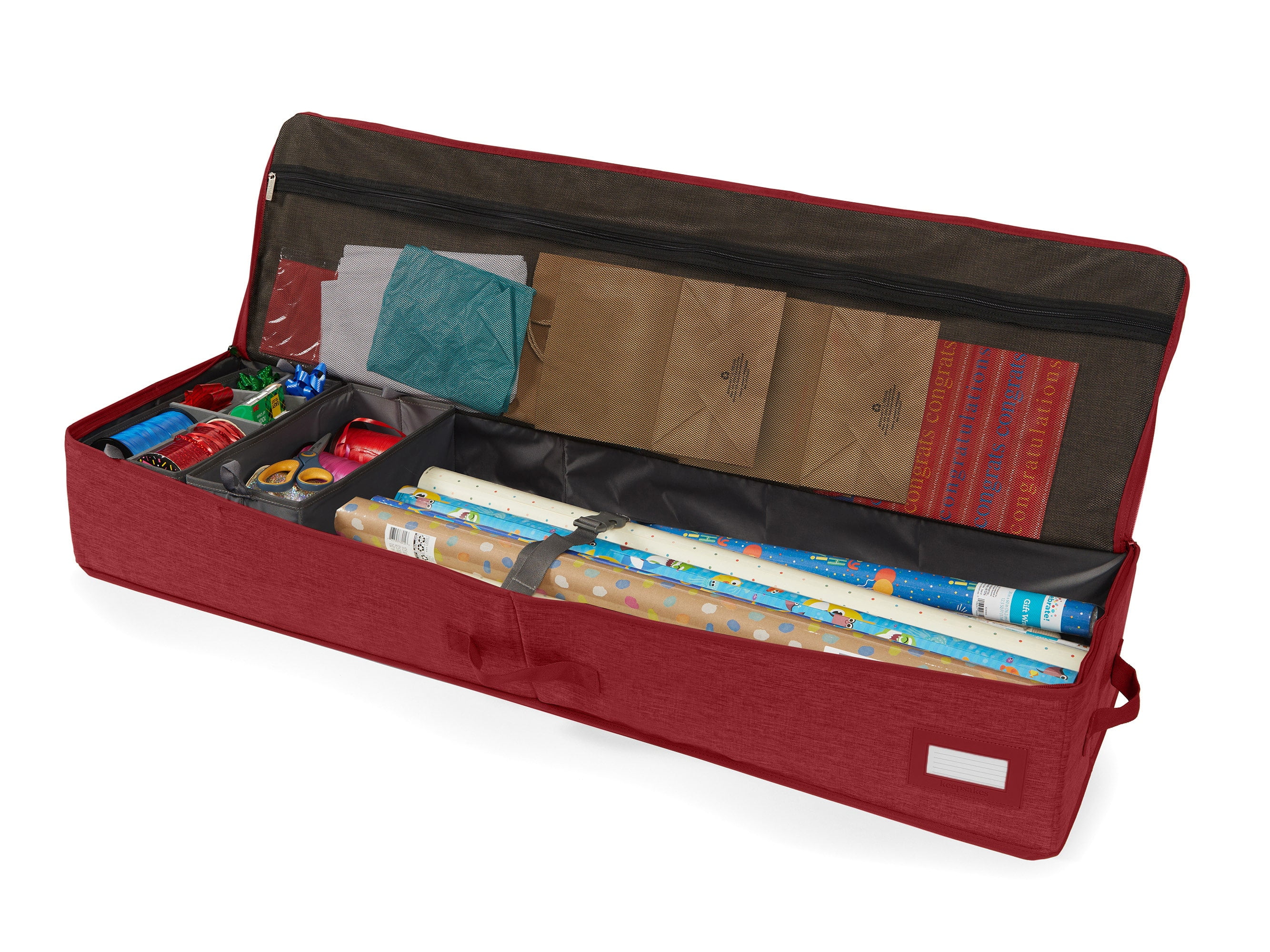 Covermates Keepsakes - Deluxe Gift Wrap Storage Bag - Heavy Duty ...