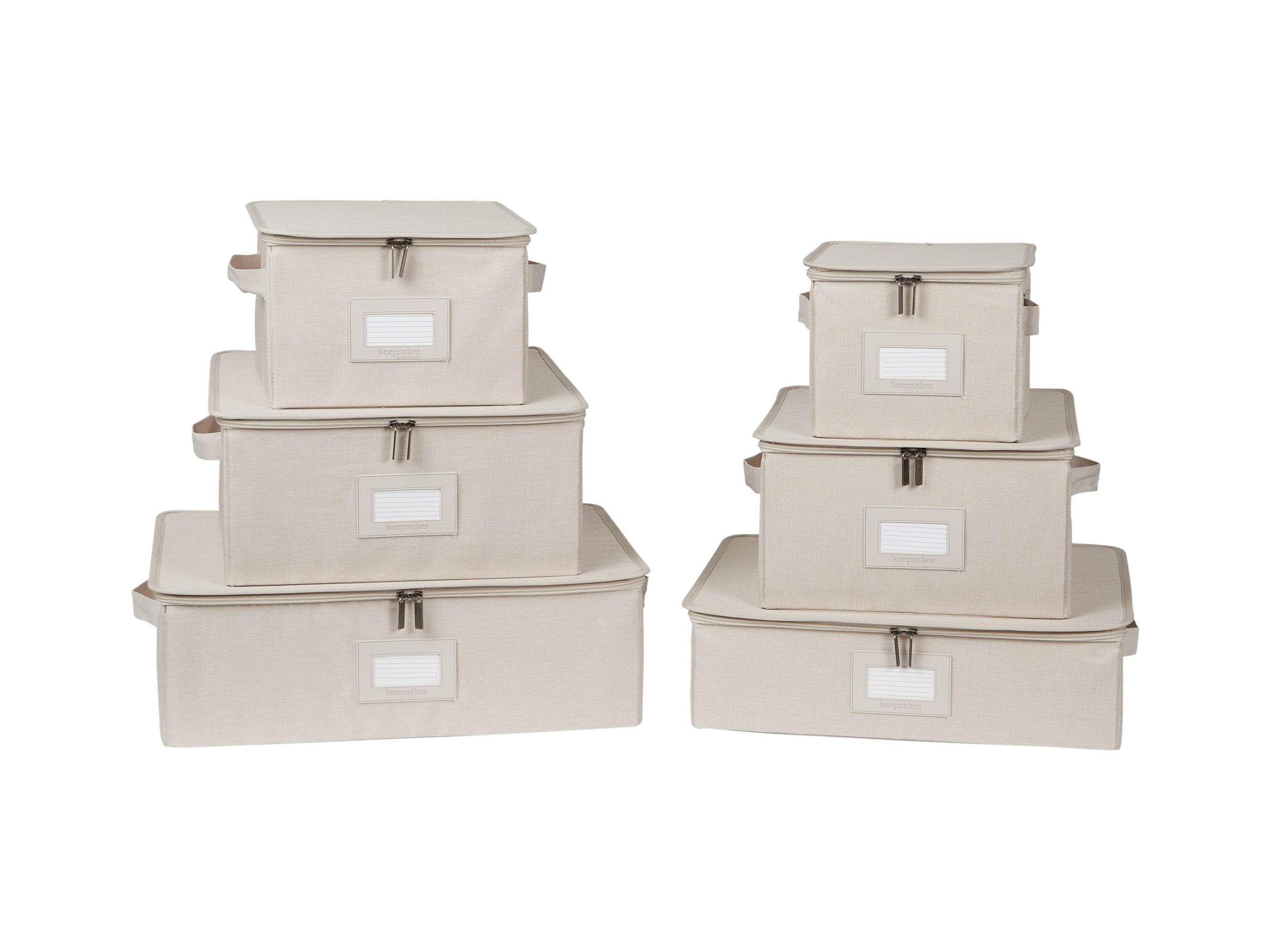 Covermates Keepsakes Dish Storage Box - Stackable, Reinforced Handles ...