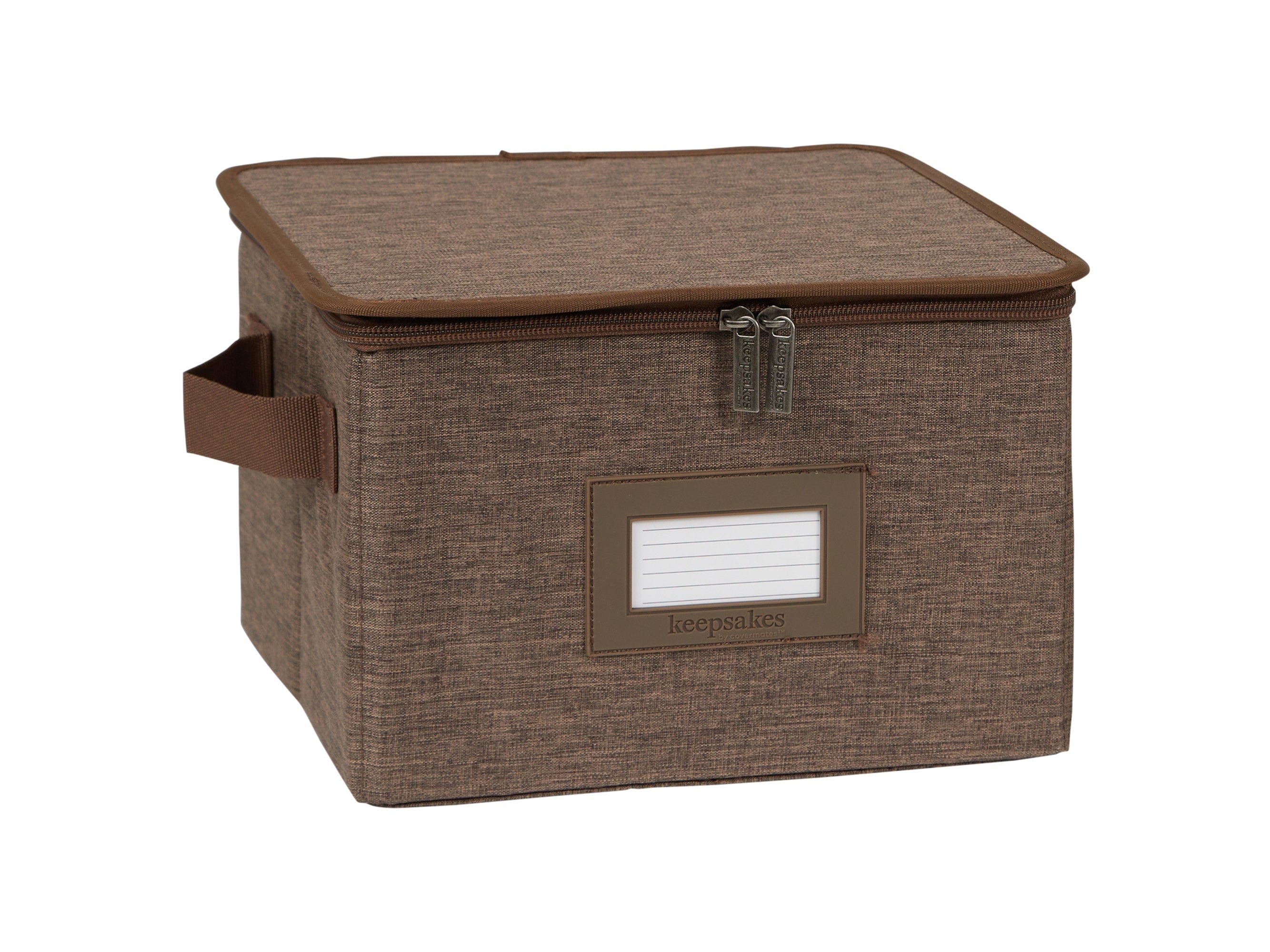 Covermates Keepsakes Dish Storage Box - Stackable, Reinforced Handles ...
