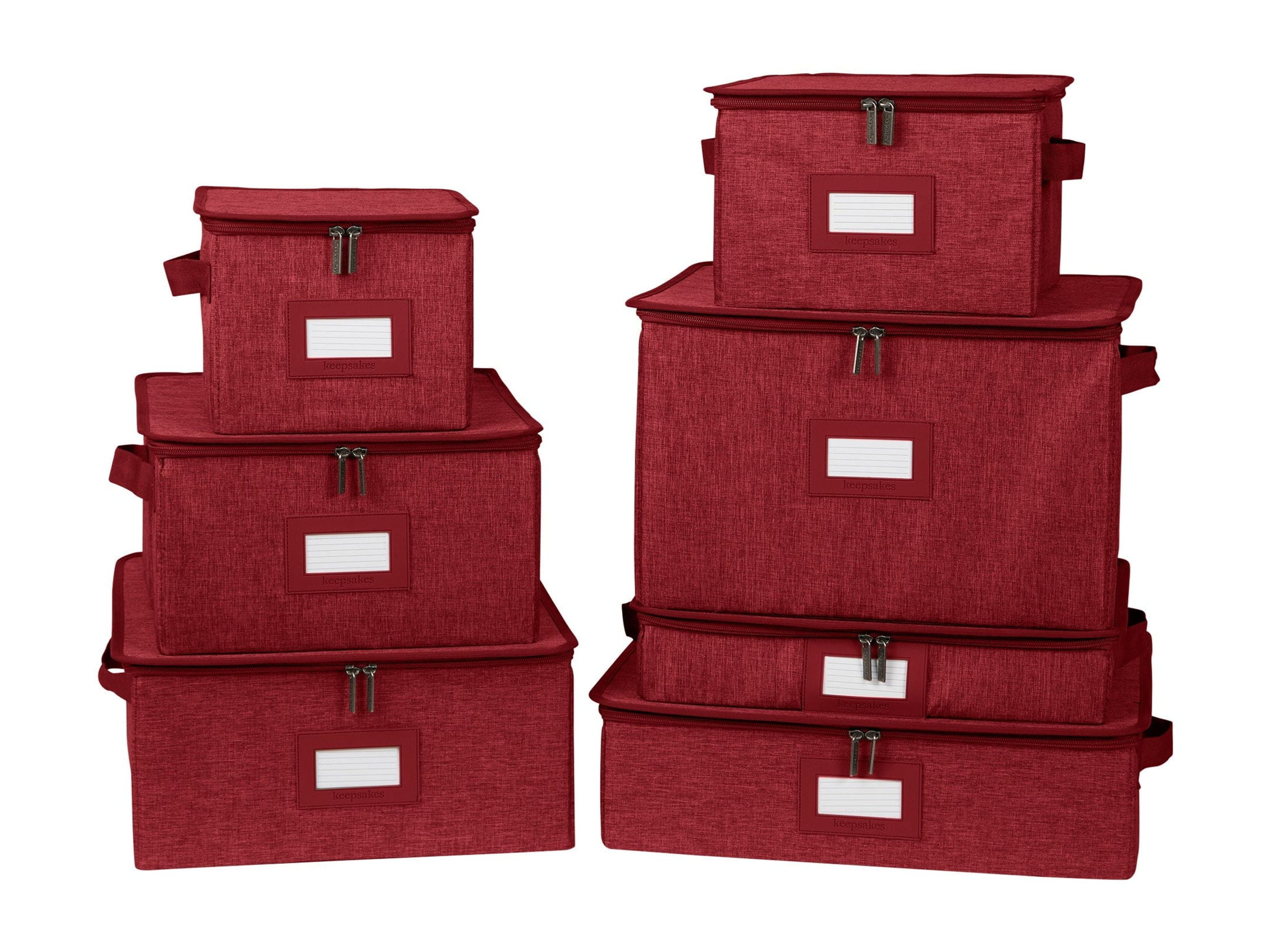 Covermates Keepsakes Dish Storage Box - Stackable, Reinforced Handles ...