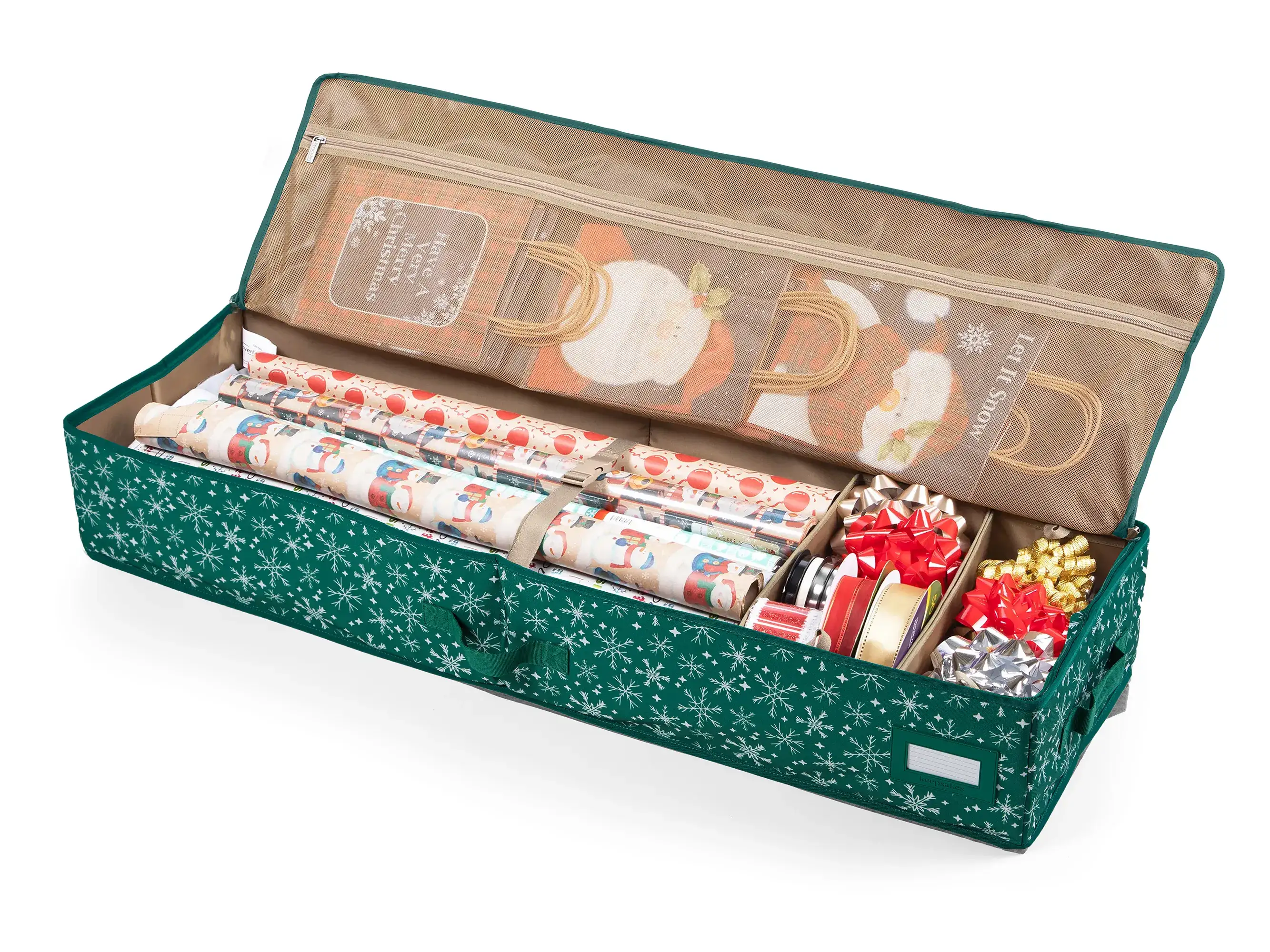 Covermates Keepsakes Gift Wrap Organizer - Holds up to 25 Rolls - Heavy ...