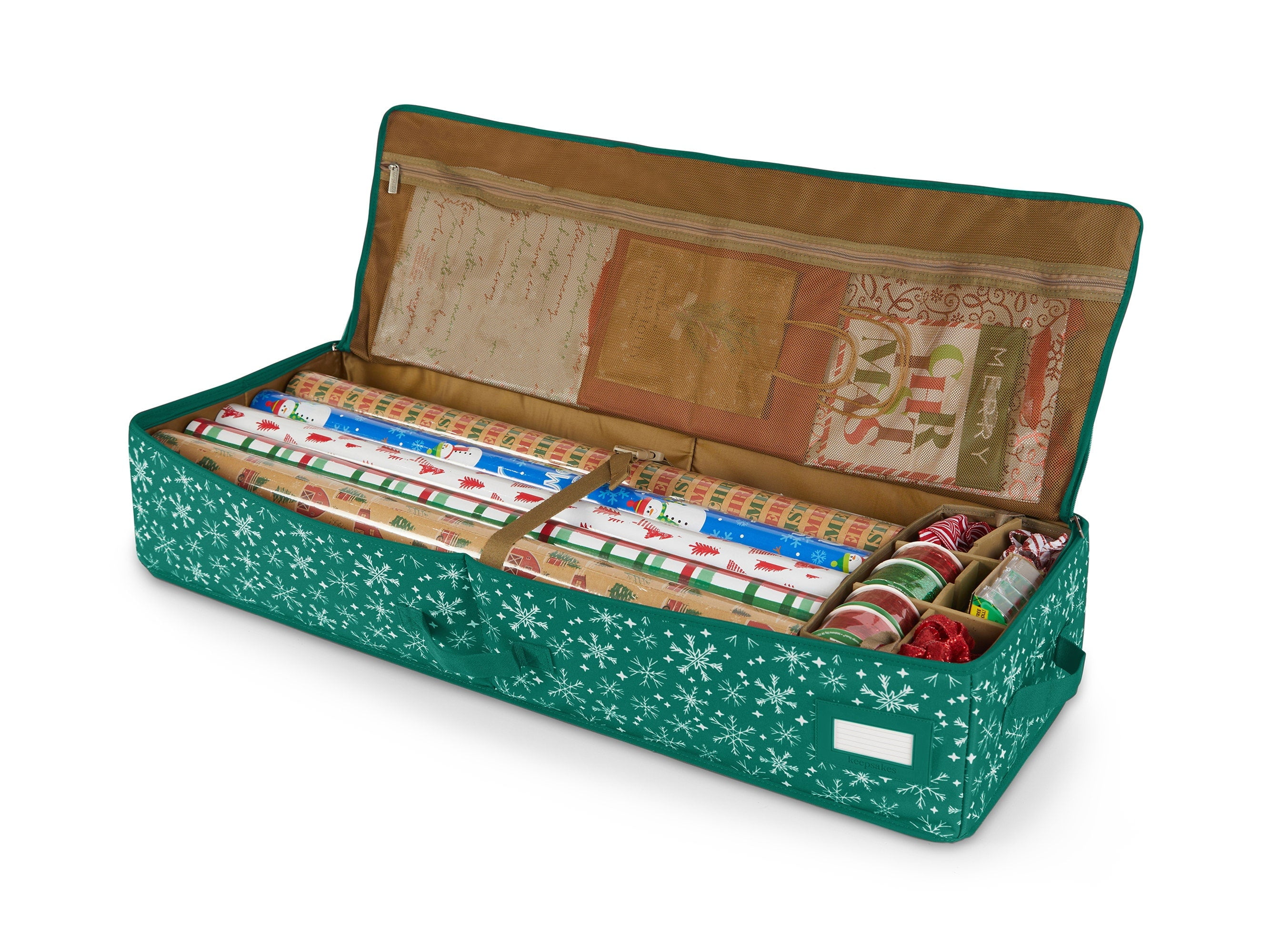 Covermates Keepsakes Gift Wrap Organizer - Holds up to 25 Rolls - Heavy ...