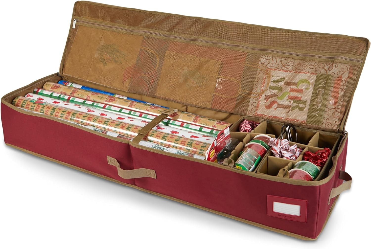 Covermates Keepsakes Gift Wrap Organizer - Holds up to 25 Rolls - Heavy ...