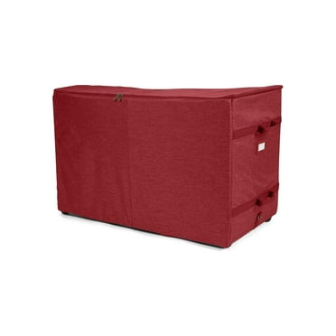 Elf Stor Wrapping Paper Organizer Box with Lid, Divider, and Handle ...