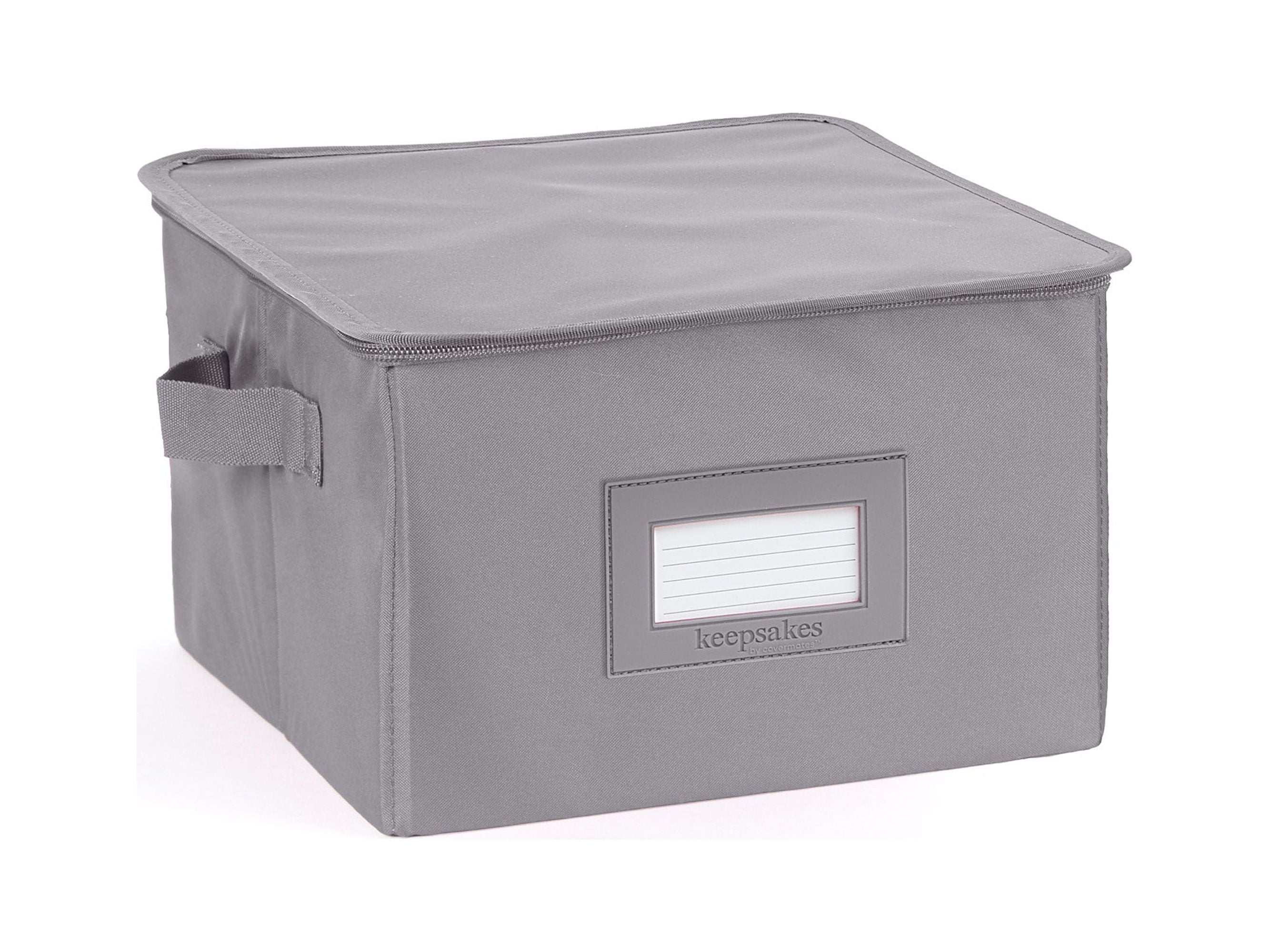 Covermates Keepsakes - Zip-Top Storage Box - Heavy Duty Polyester ...