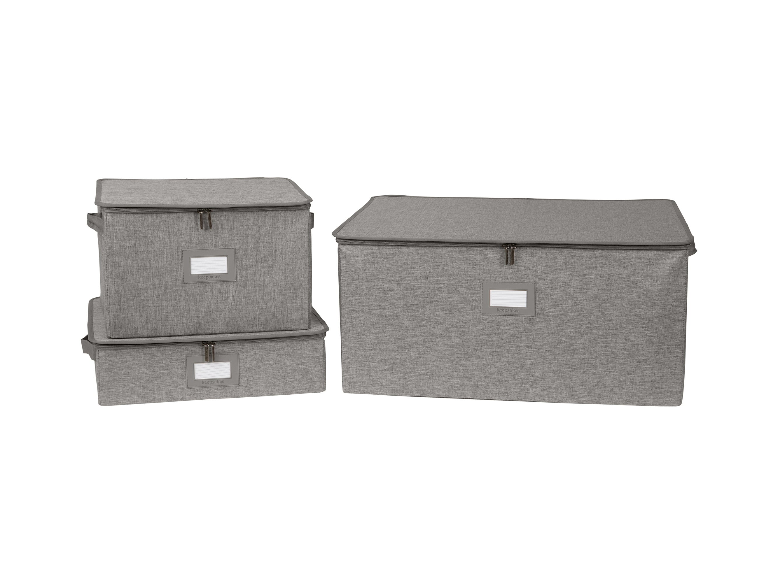 Covermates Keepsakes - Zip-Top Storage Box - Heavy Duty Polyester ...