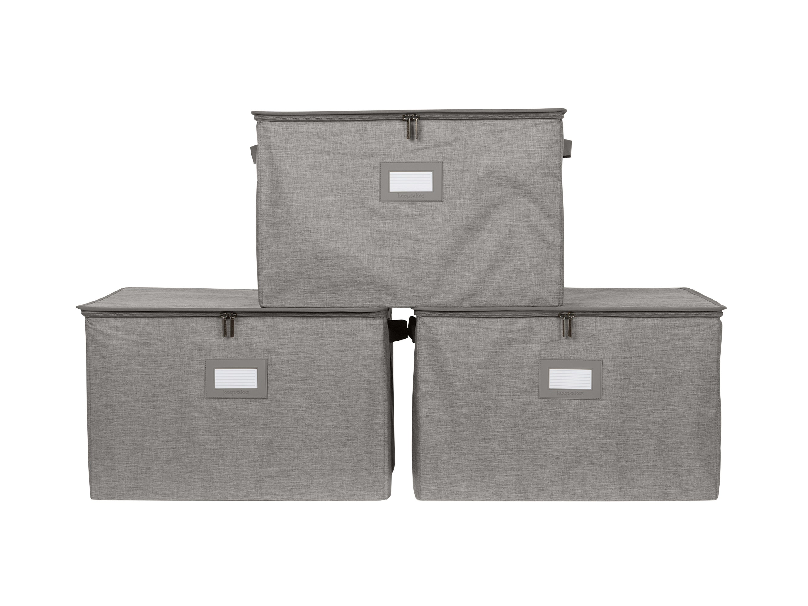 Covermates Keepsakes - Zip-Top Storage Box - Heavy Duty Polyester ...