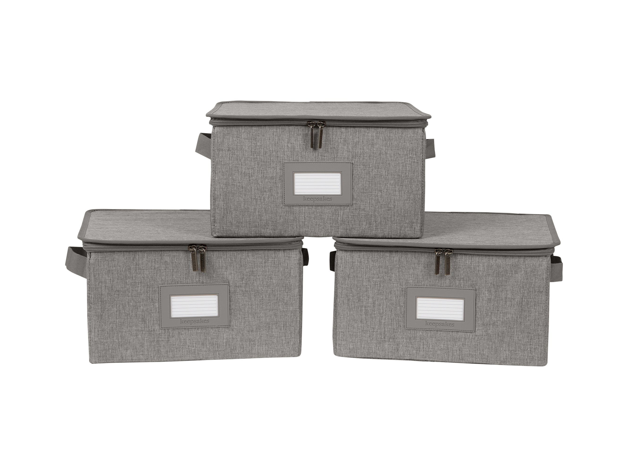 Covermates Keepsakes - Zip-Top Storage Box - Heavy Duty Polyester ...