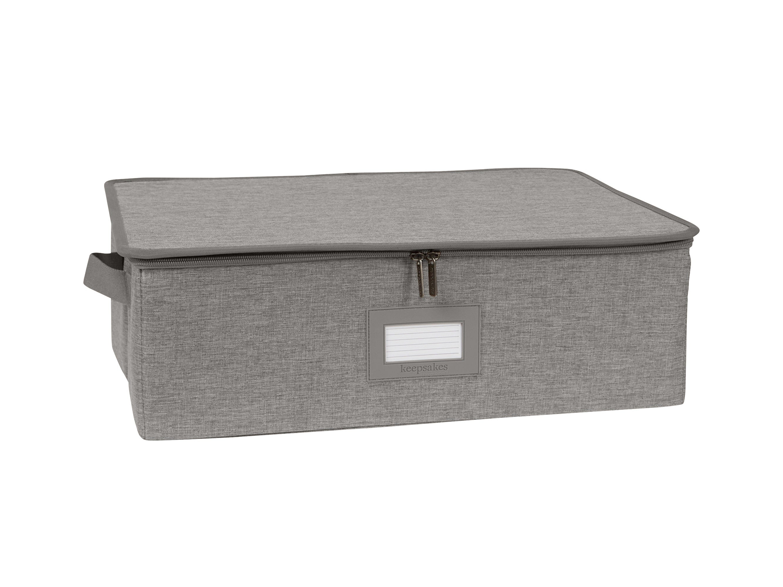Covermates Keepsakes - Zip-Top Storage Box - Heavy Duty Polyester ...