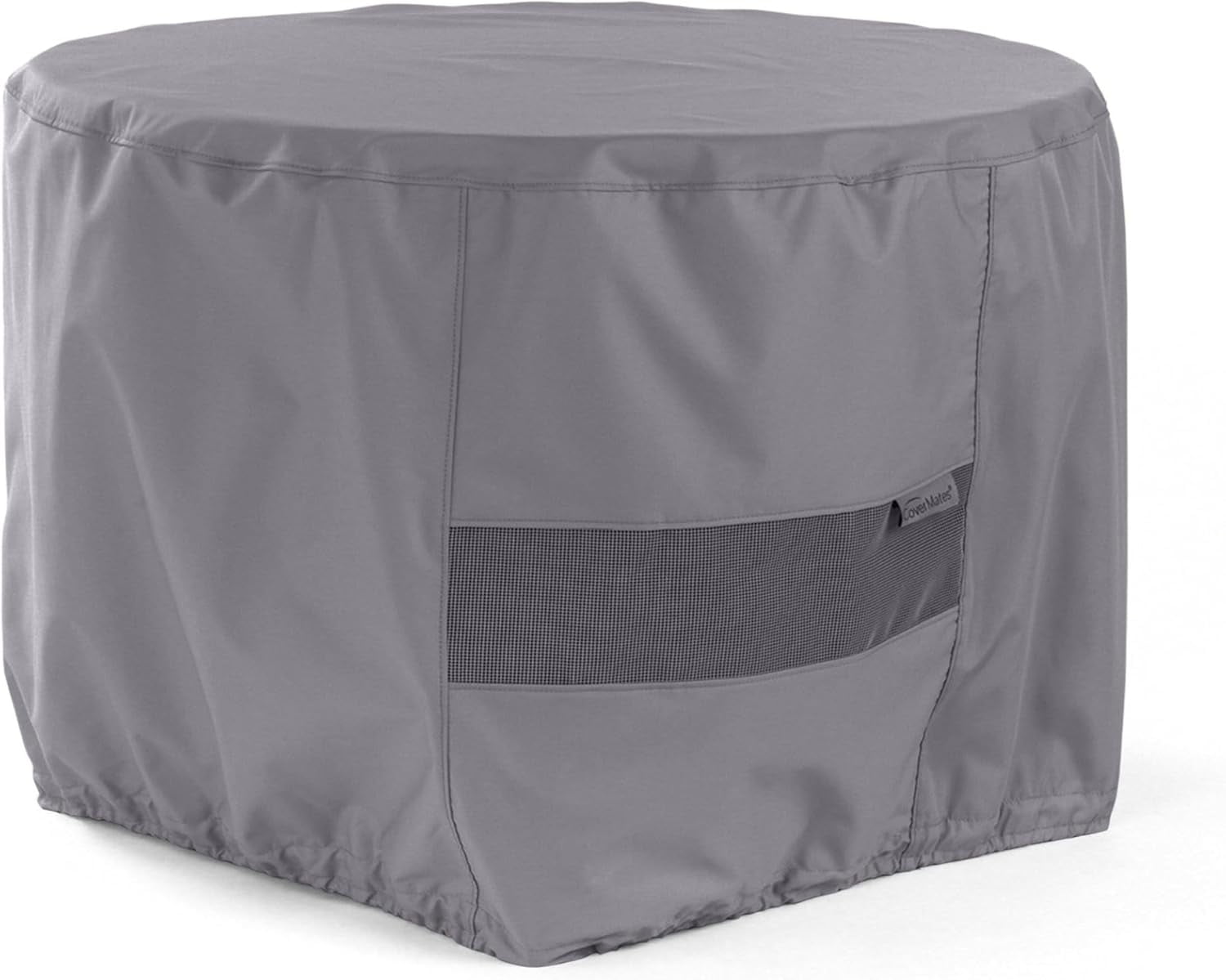Covermates Outdoor Round Ottoman Cover - Water Resistant Polyester ...
