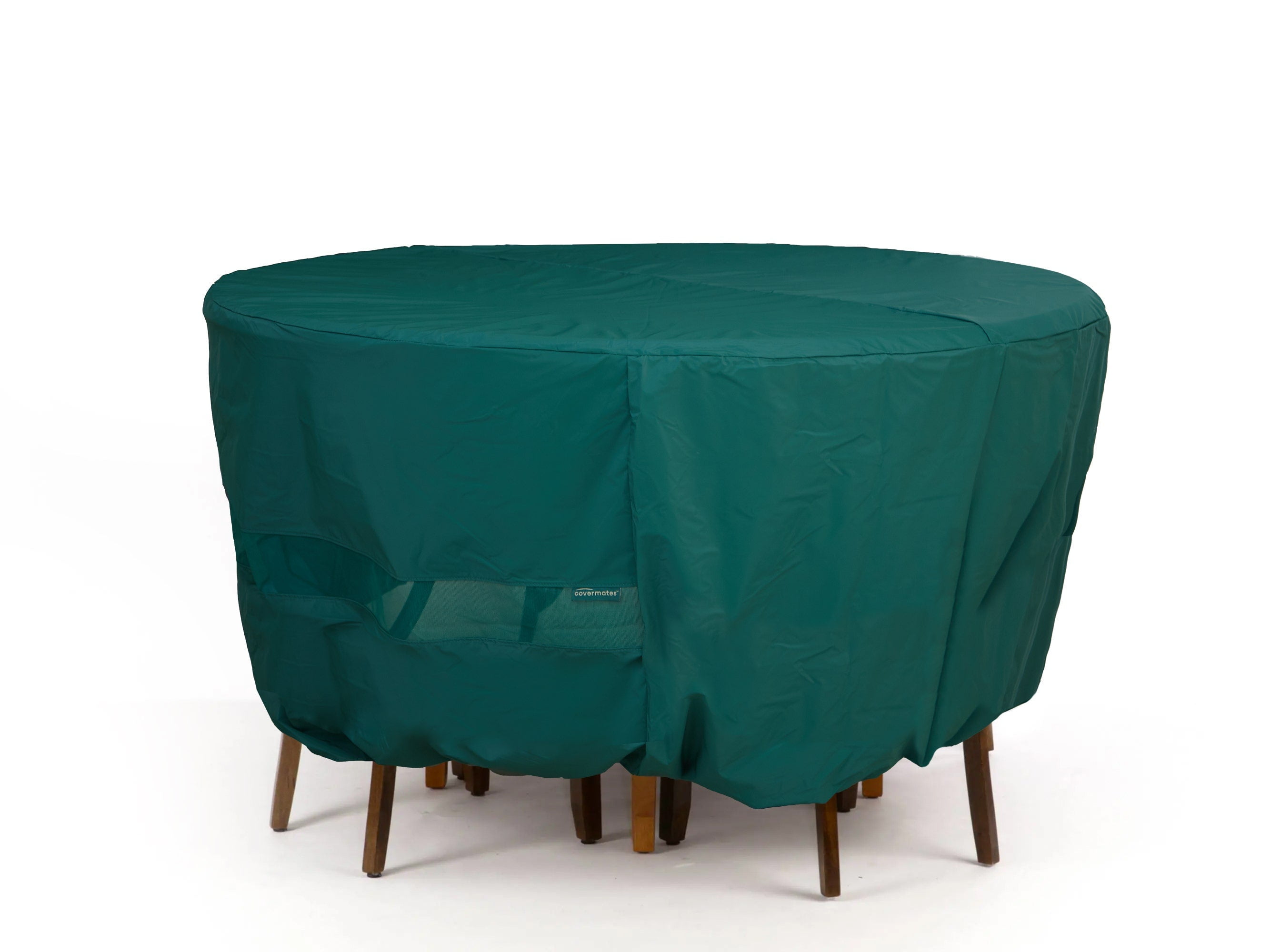 Covermates Round Dining Table/Chair Set Cover - Light Weight Material ...