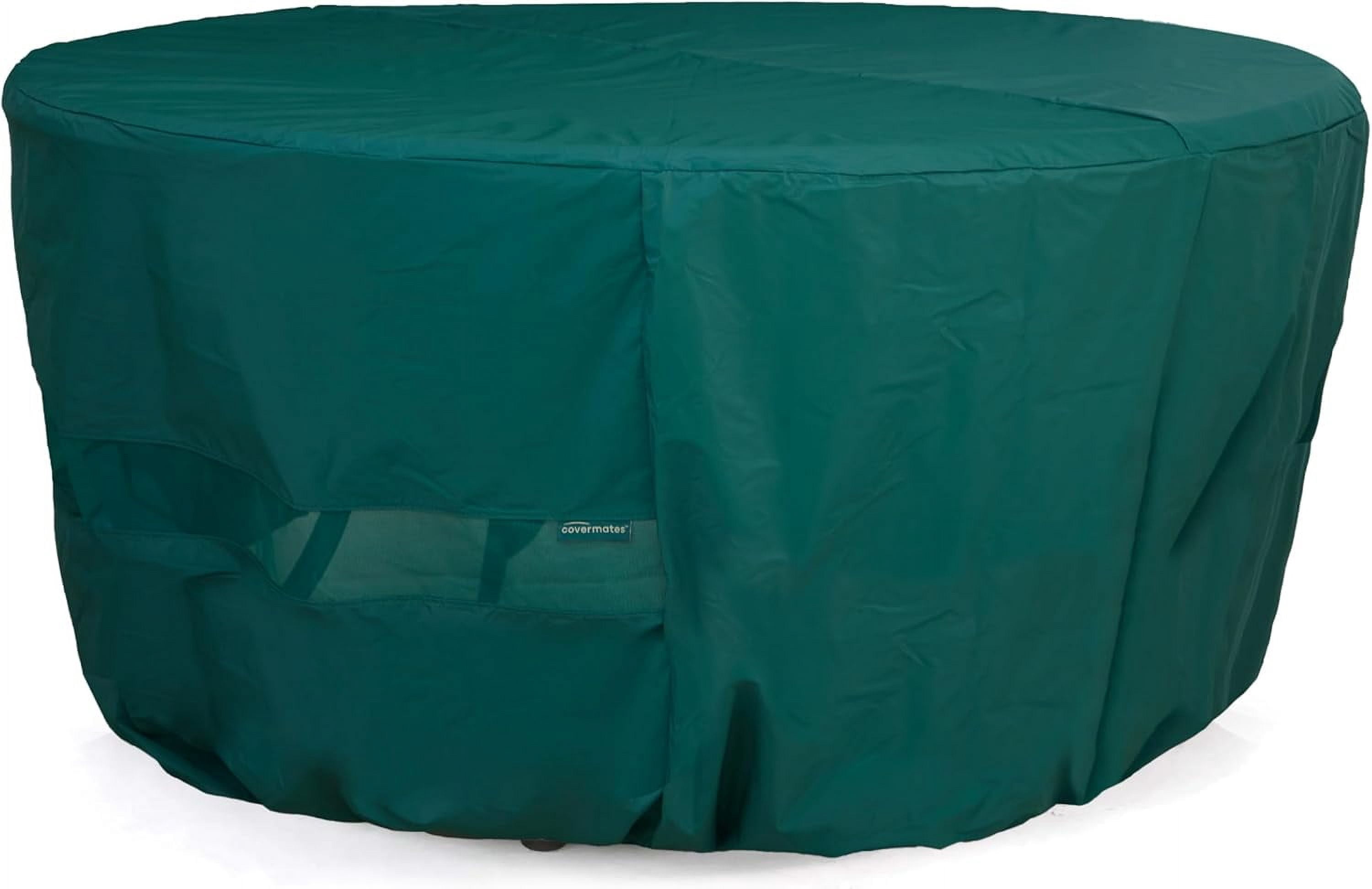 Covermates Round Dining Table Cover - Light Weight Material, Weather ...