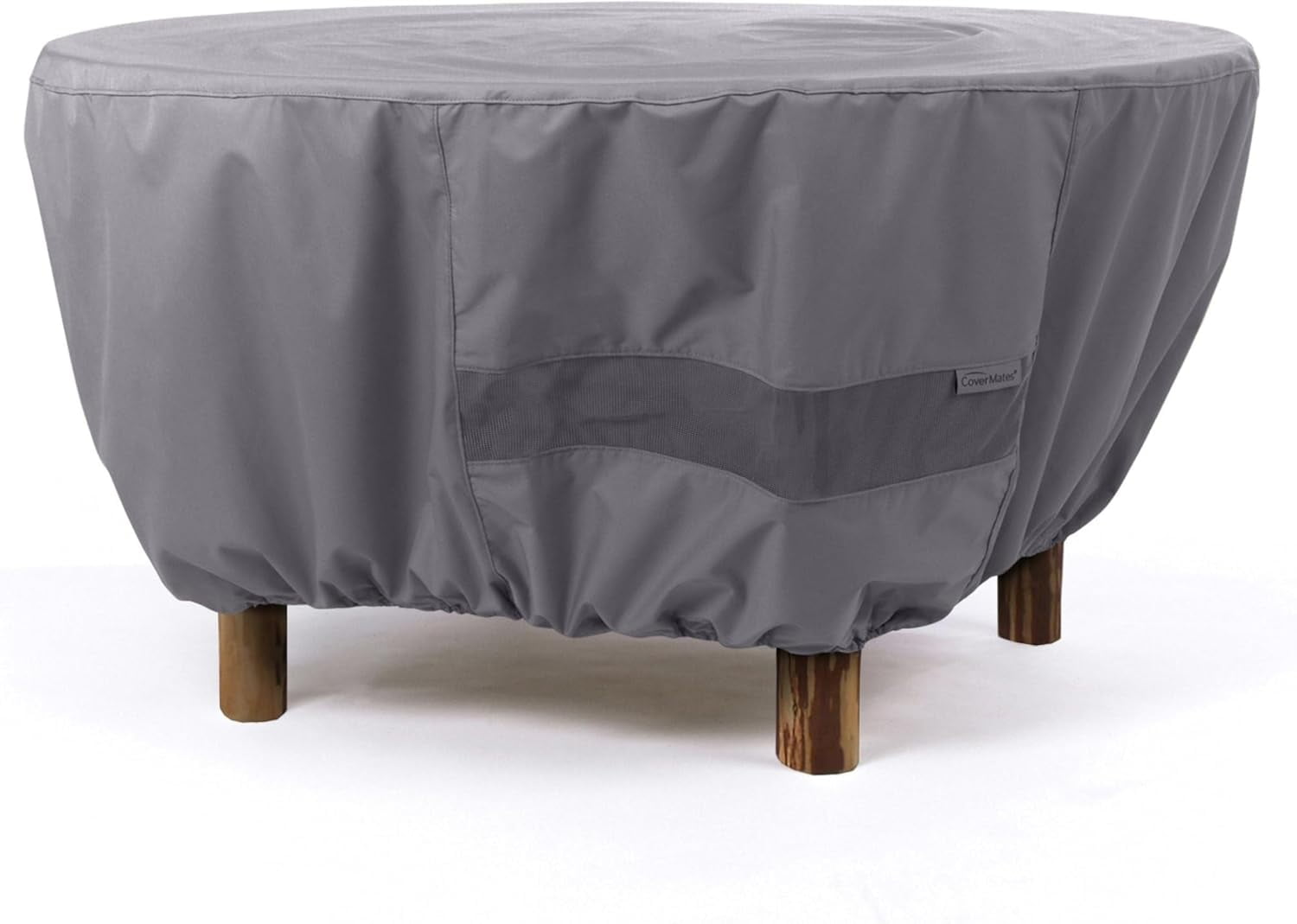 Covermates Round Poker Table Cover - Water Resistant Polyester, Elastic ...
