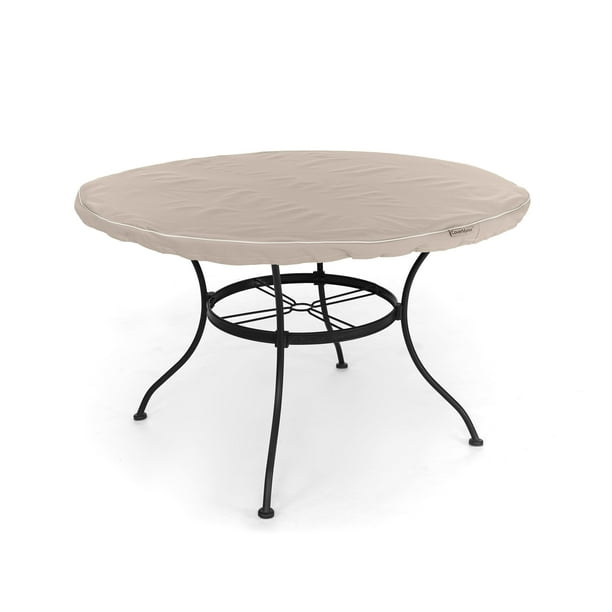 Covermates Round Table Top Cover - Premium Polyester, Weather Resistant ...