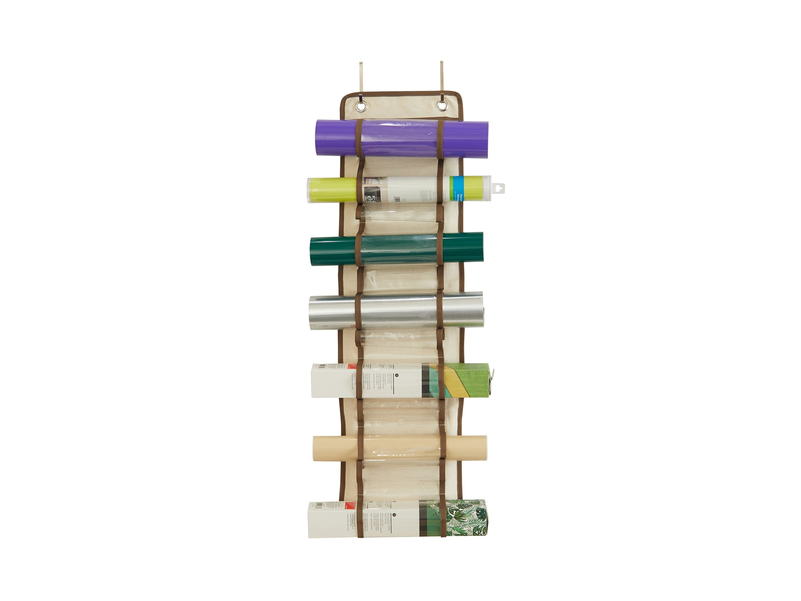 Covermates Vinyl Roll Storage – Hanging Organizer for Craft Vinyl Rolls ...