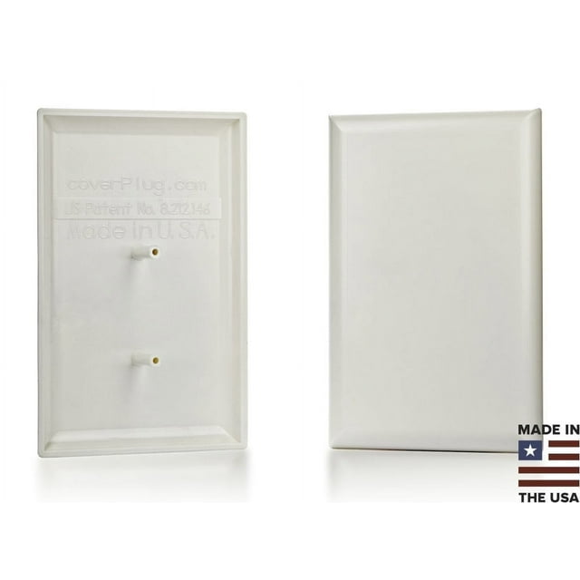 COVERPLUG Paintable Childproof Wall Outlet Cover (2-Pack) - Walmart.com
