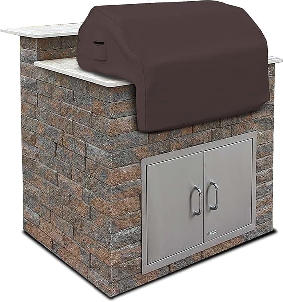 Covers & all Built-in Outdoor Grill Cover, Durable Heavy Duty 18 Oz ...