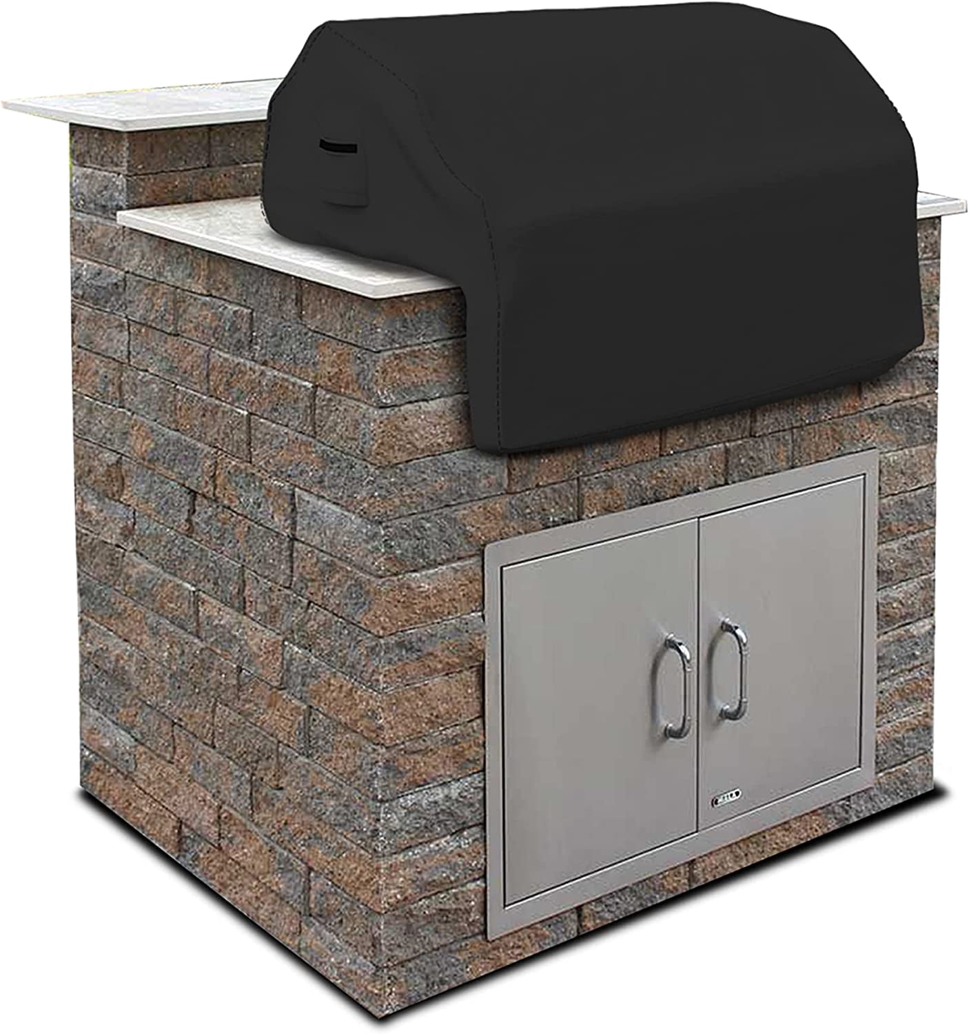 Covers & all Built-in Outdoor Grill Cover, Durable Heavy Duty 18 Oz ...