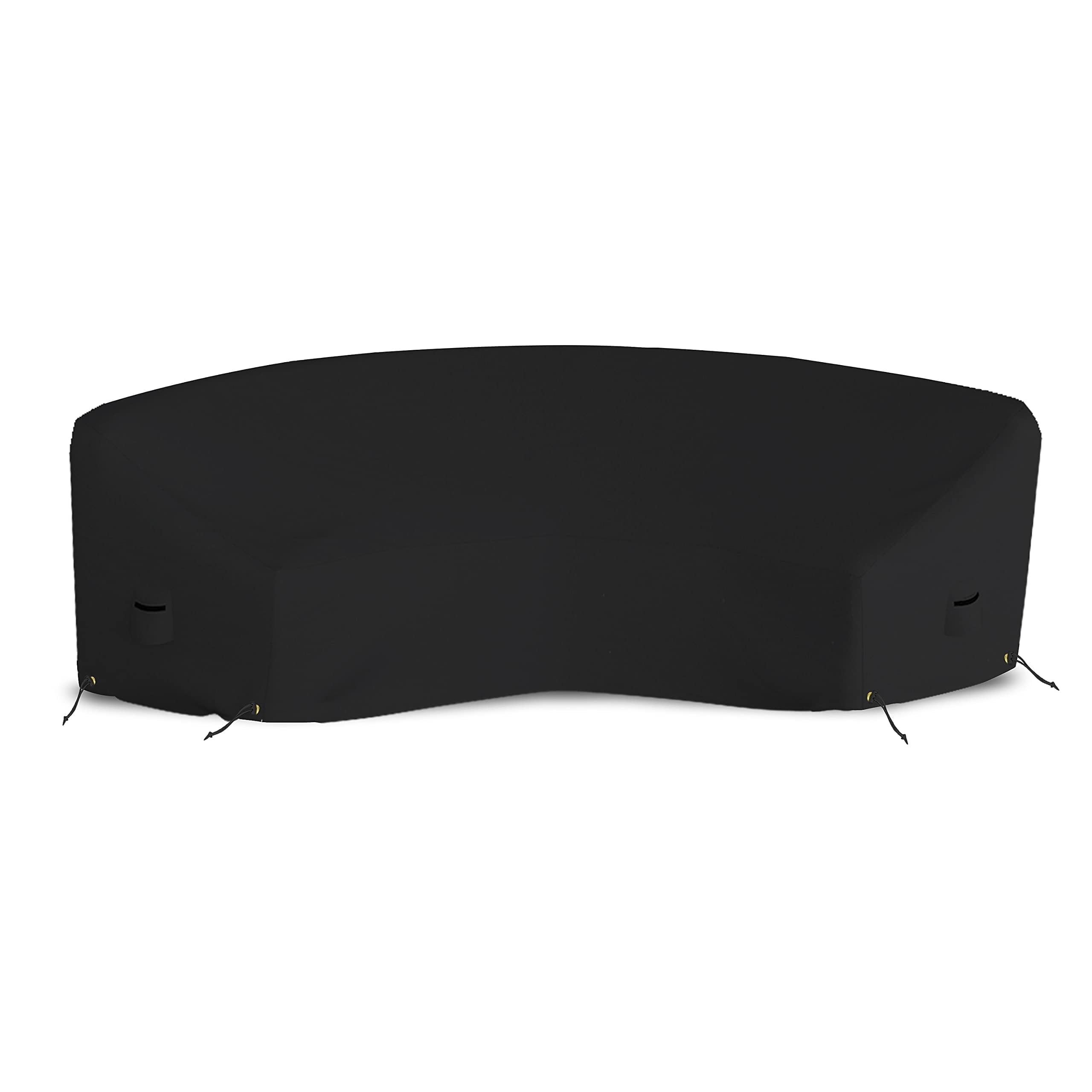 Covers&All Curved Outdoor Couch Cover, 1000D Waterproof, UV-Resistant ...
