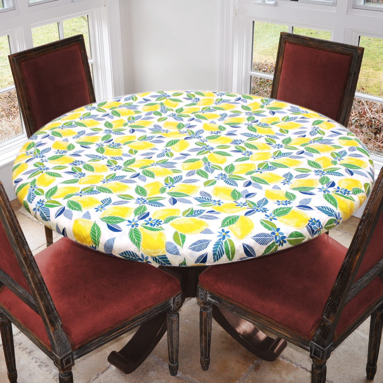 Covers For The Home Deluxe Elastic Edged Flannel Backed Vinyl Fitted ...