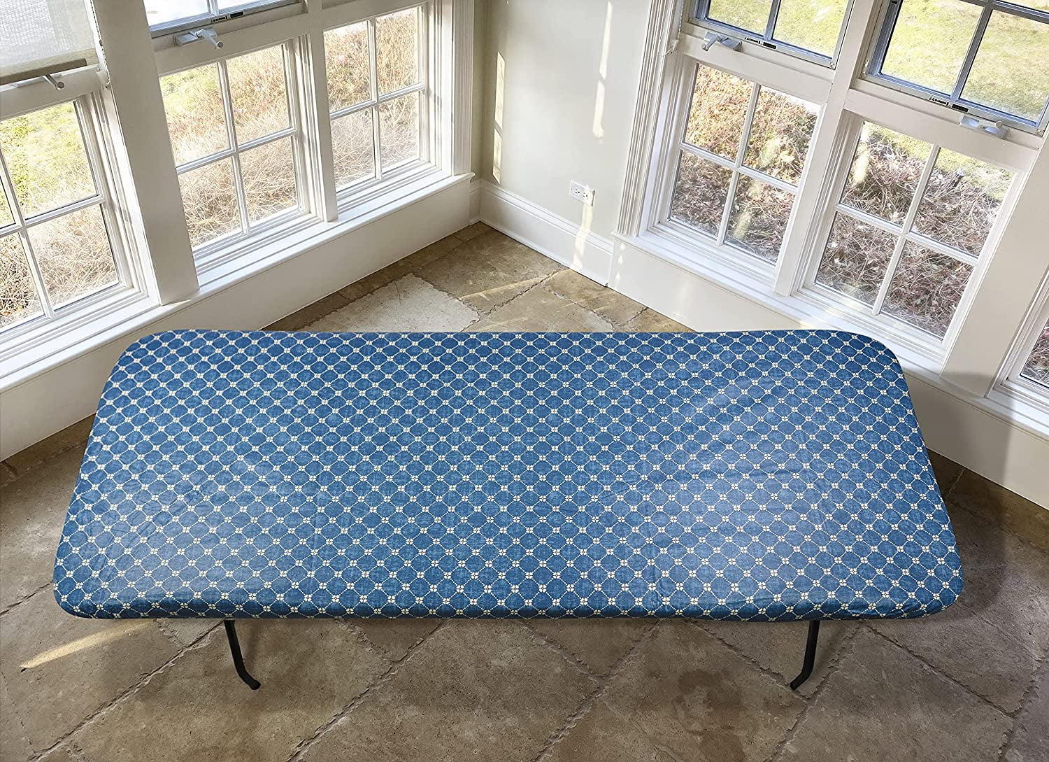 Covers For The Home Deluxe Elastic Edged Flannel Backed Vinyl Fitted ...