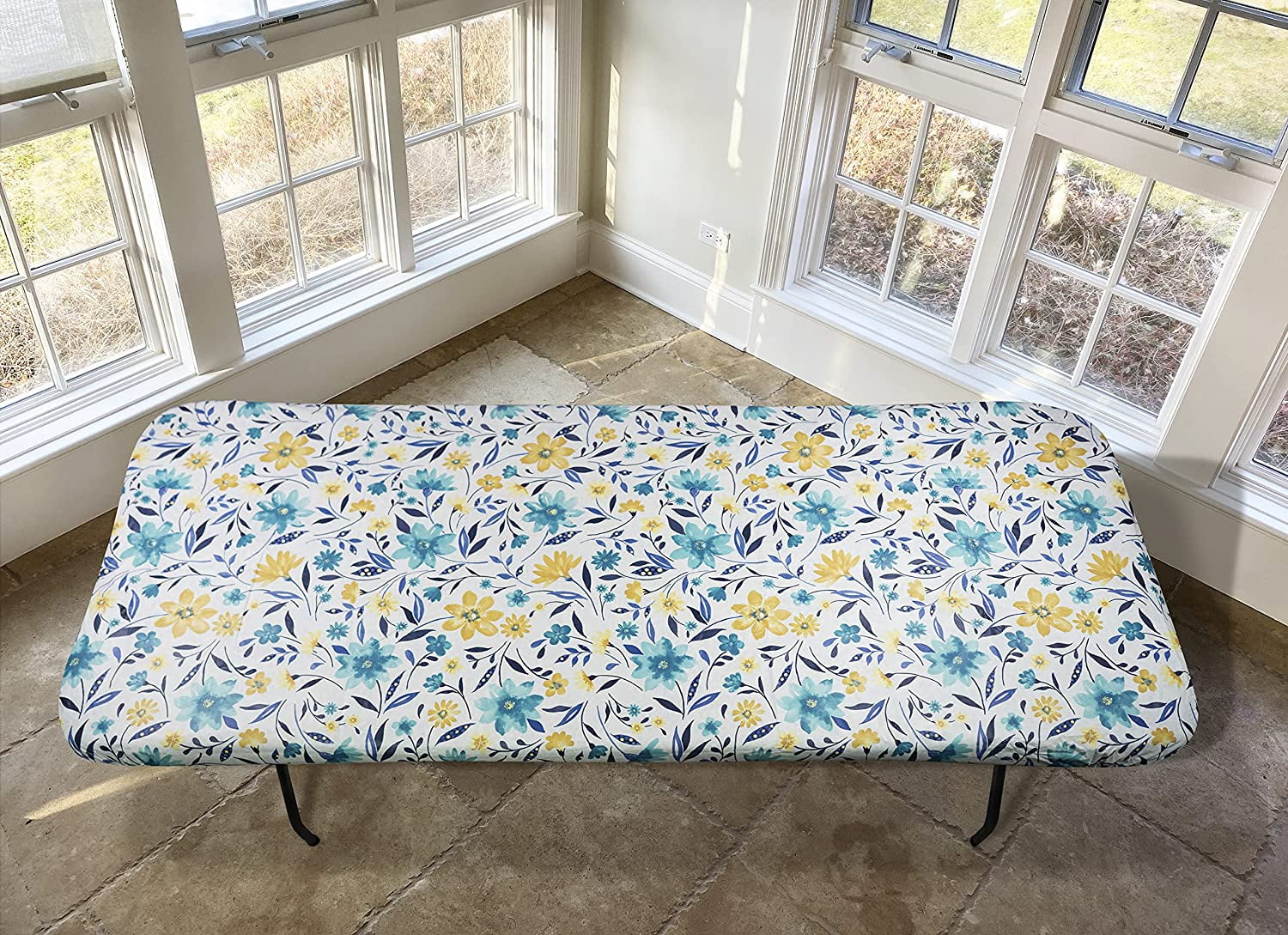 Covers For The Home Deluxe Elastic Edged Flannel Backed Vinyl Fitted ...