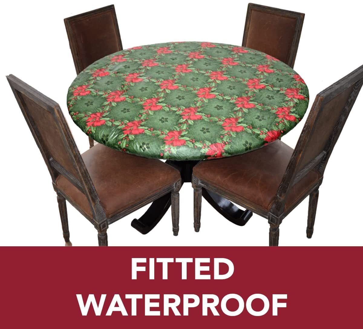 Covers For The Home Deluxe Elastic Edged Flannel Backed Vinyl Fitted ...