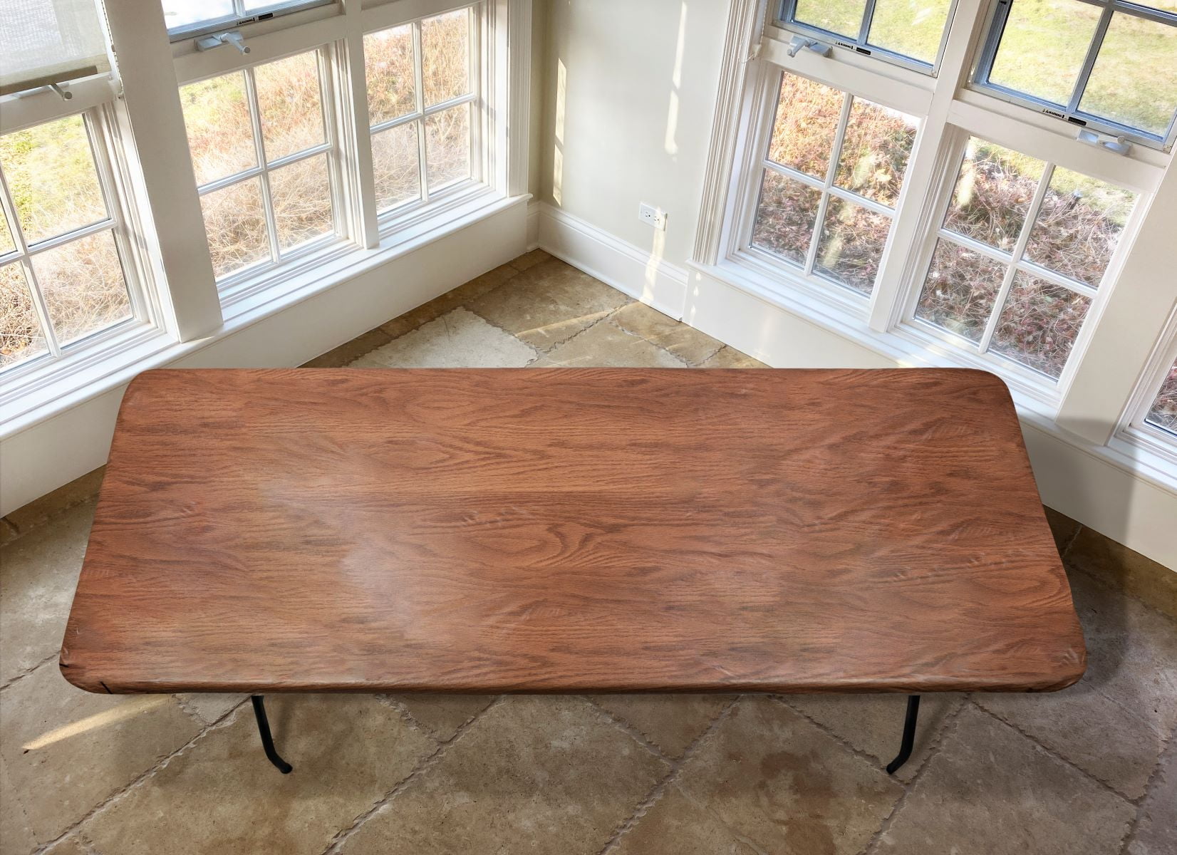 Covers For The Home Deluxe Elastic Edged Flannel Backed Vinyl Fitted ...