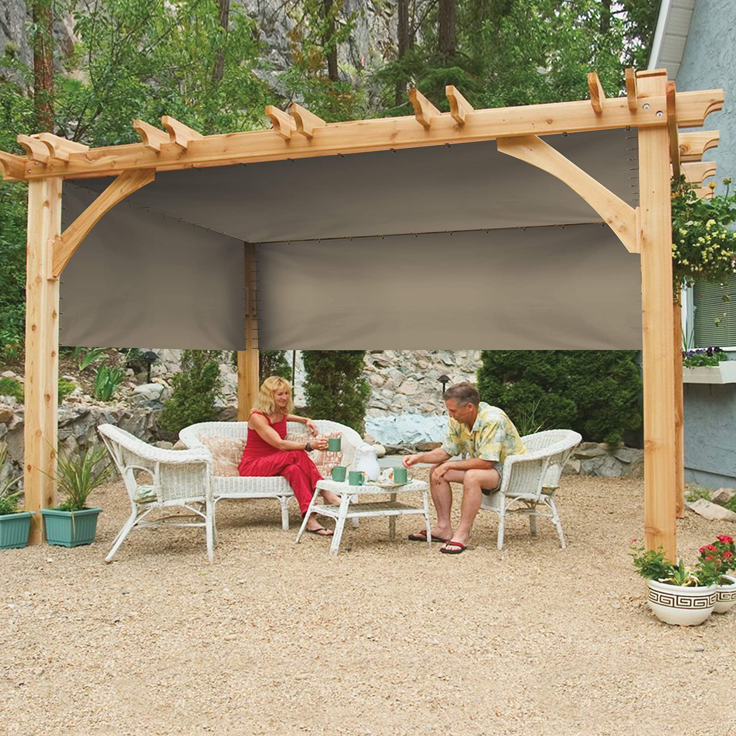 Covers & All Outdoor Universal Replacement Shade Cover for Canopy ...