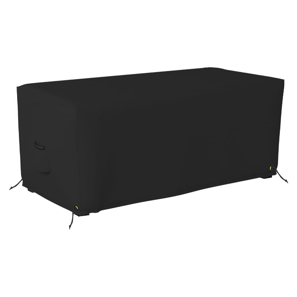 Covers & all Rectangle Ottoman Cover, Heavy Duty 18 Oz Waterproof UV ...
