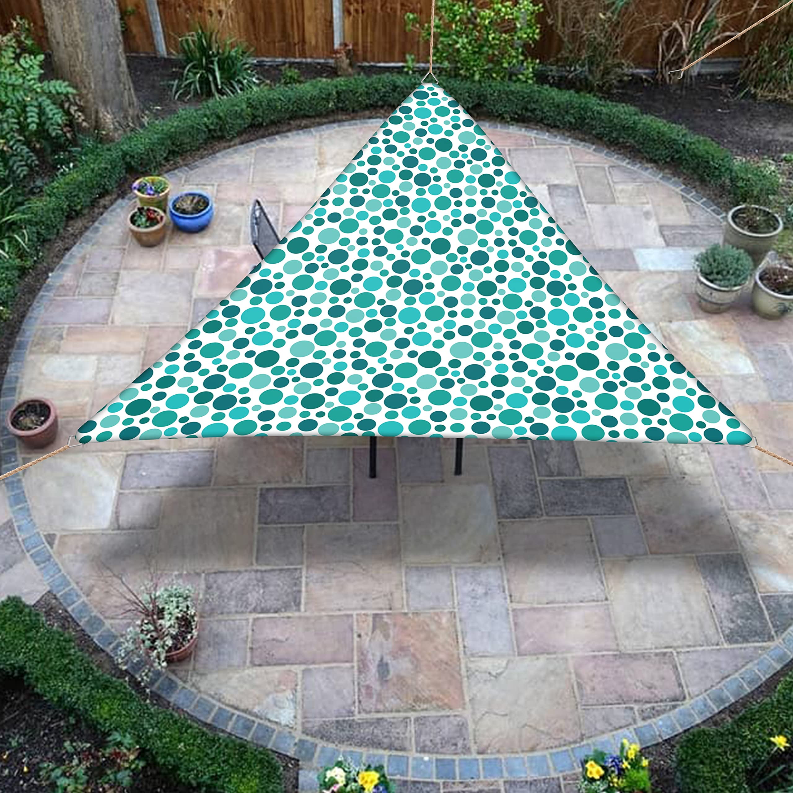 Covers & all Sun Shade Sail Triangle, Made of 8 oz, Waterproof & Tear ...