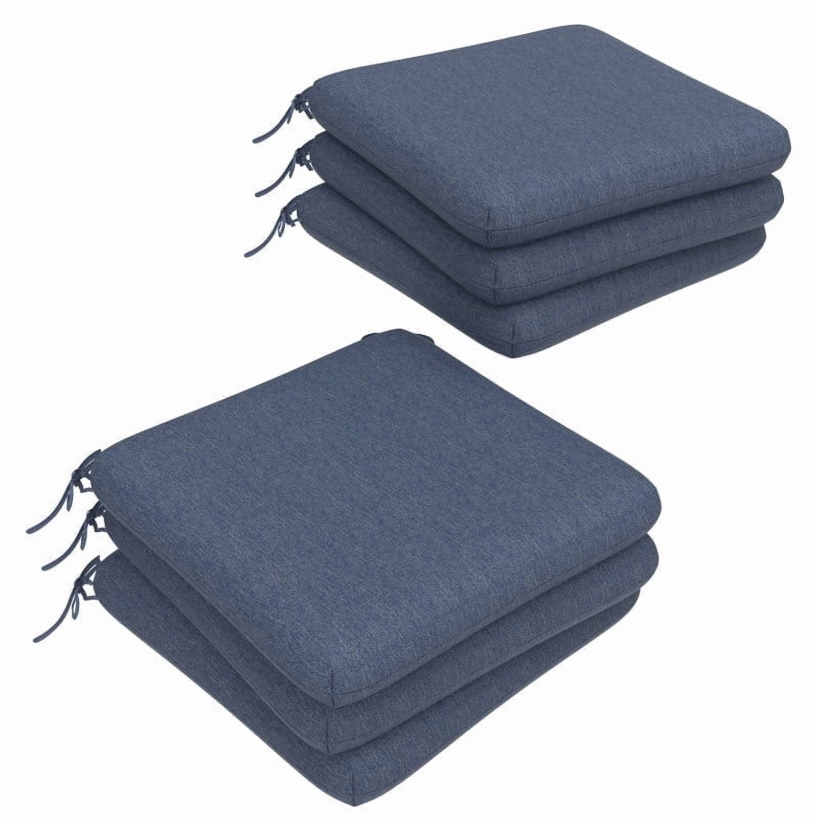 Covers & all Olefin Square Dining Chair Cushions 3" Foam Tear and UV ...